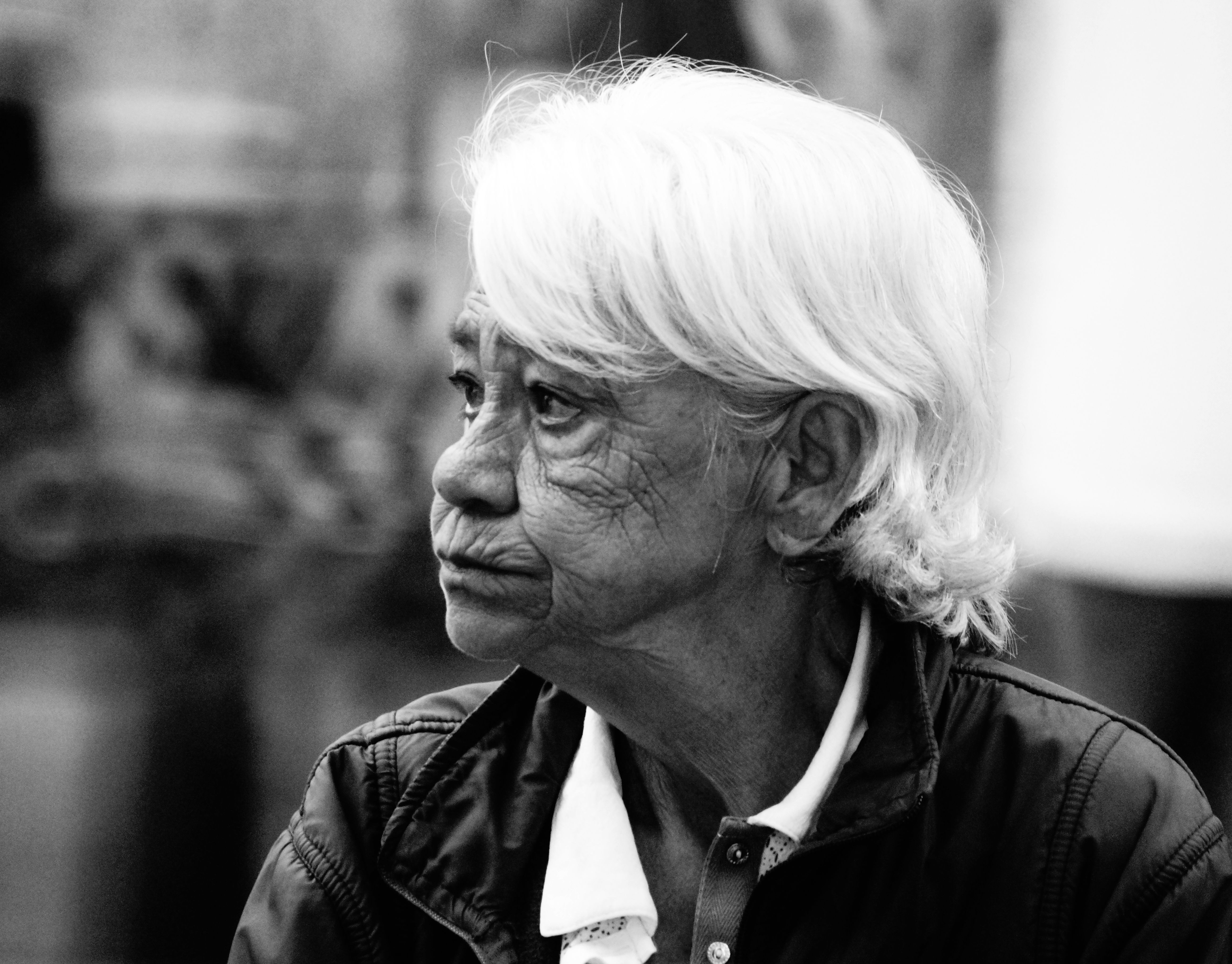 Foto de stock gratuita sobre anciana, anciano, arrugas, blanco y negro ...