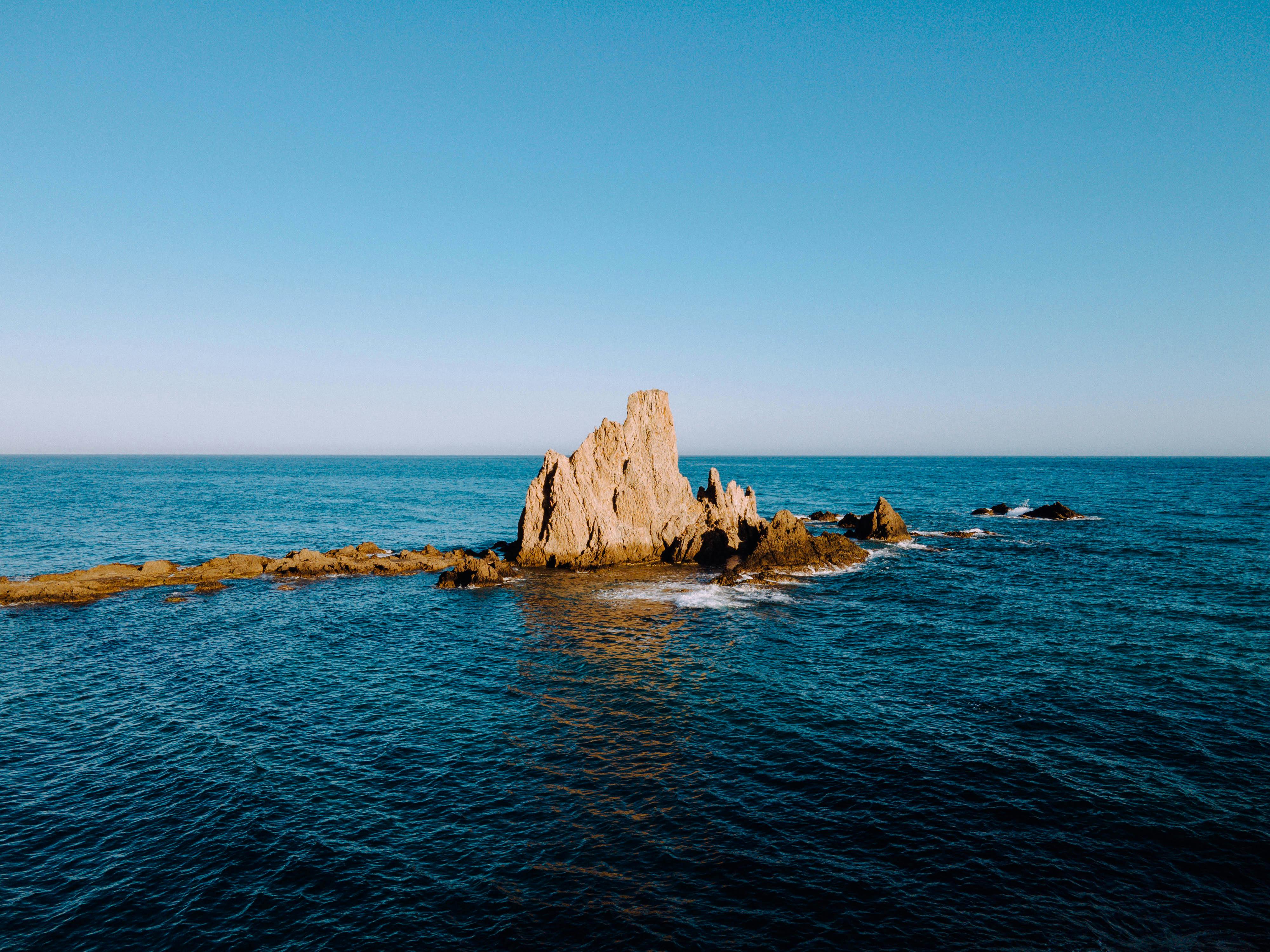 Rock Formation at Sea · Free Stock Photo