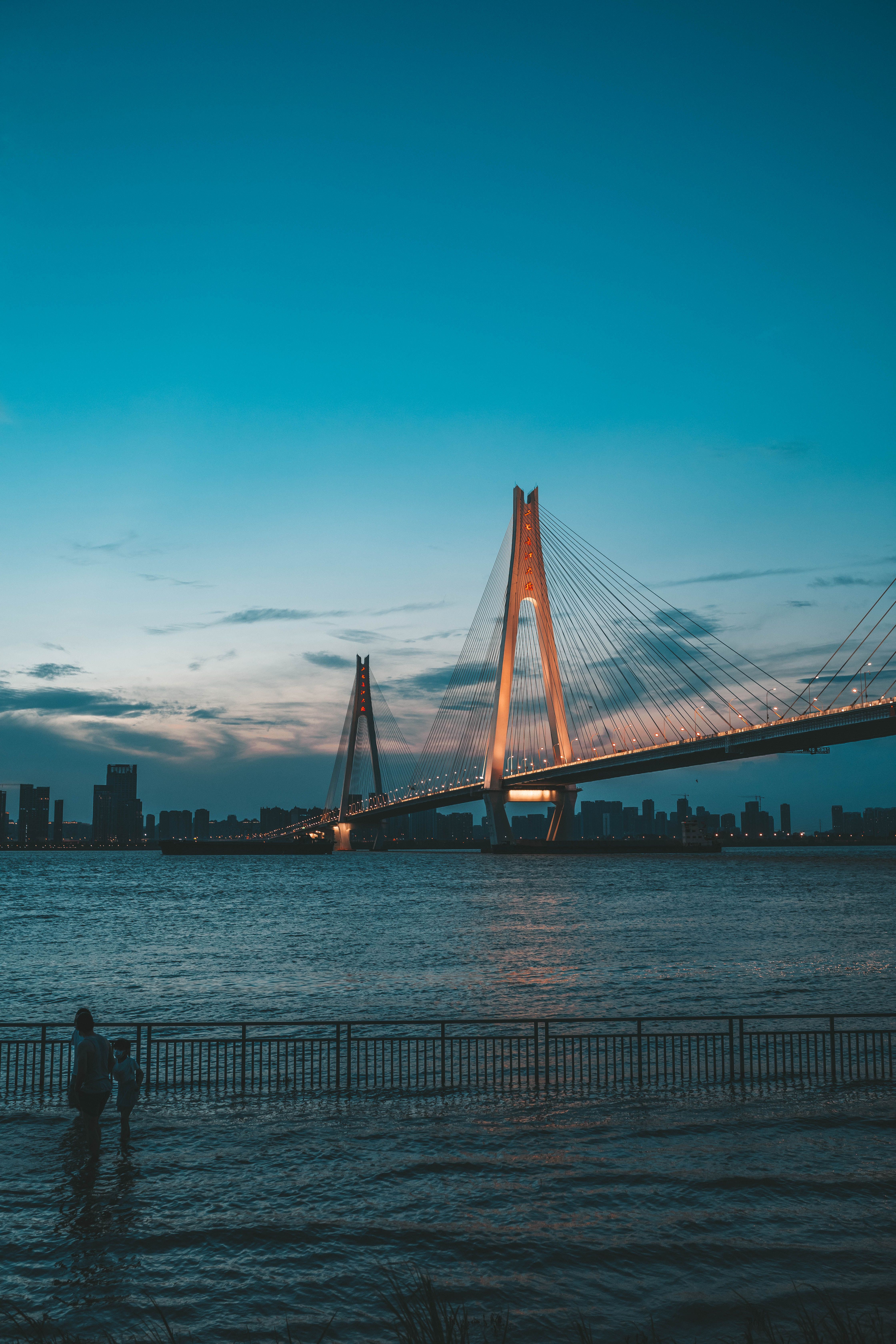 Manhattan Bridge during Sunset · Free Stock Photo