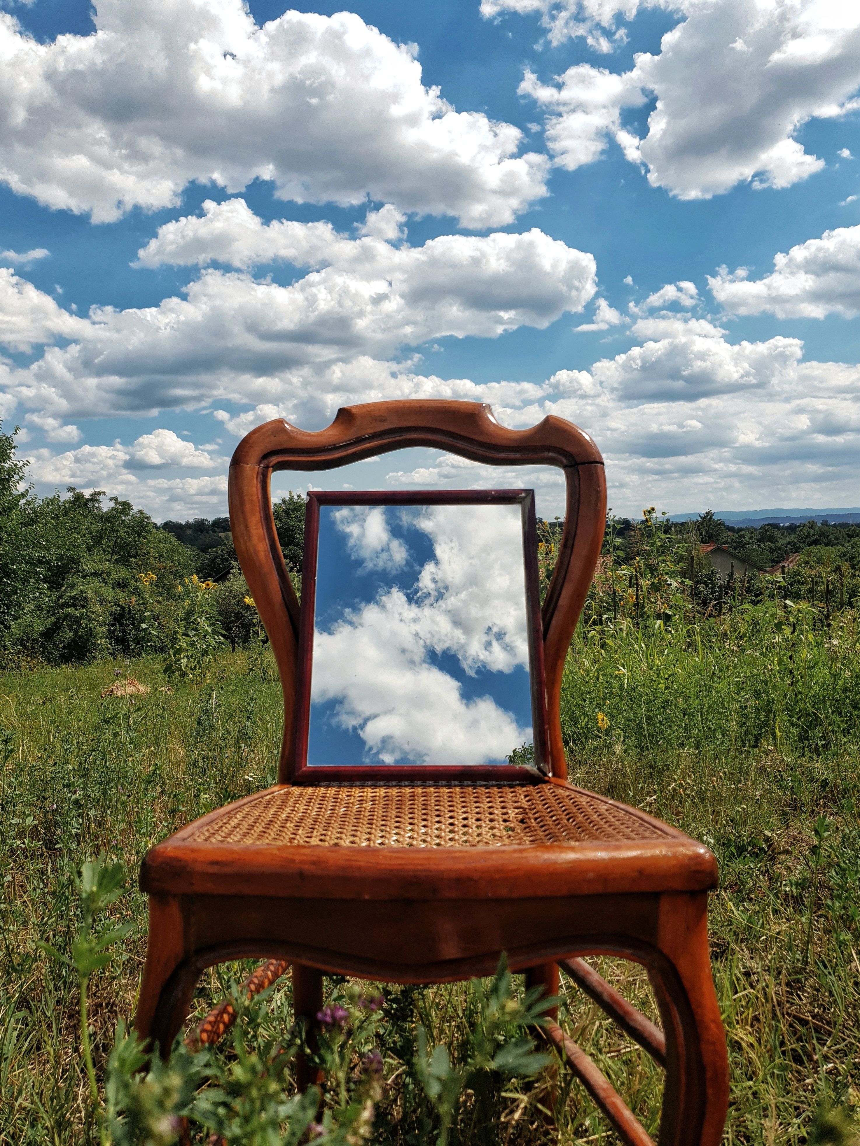 Man Standing Above Mirror · Free Stock Photo