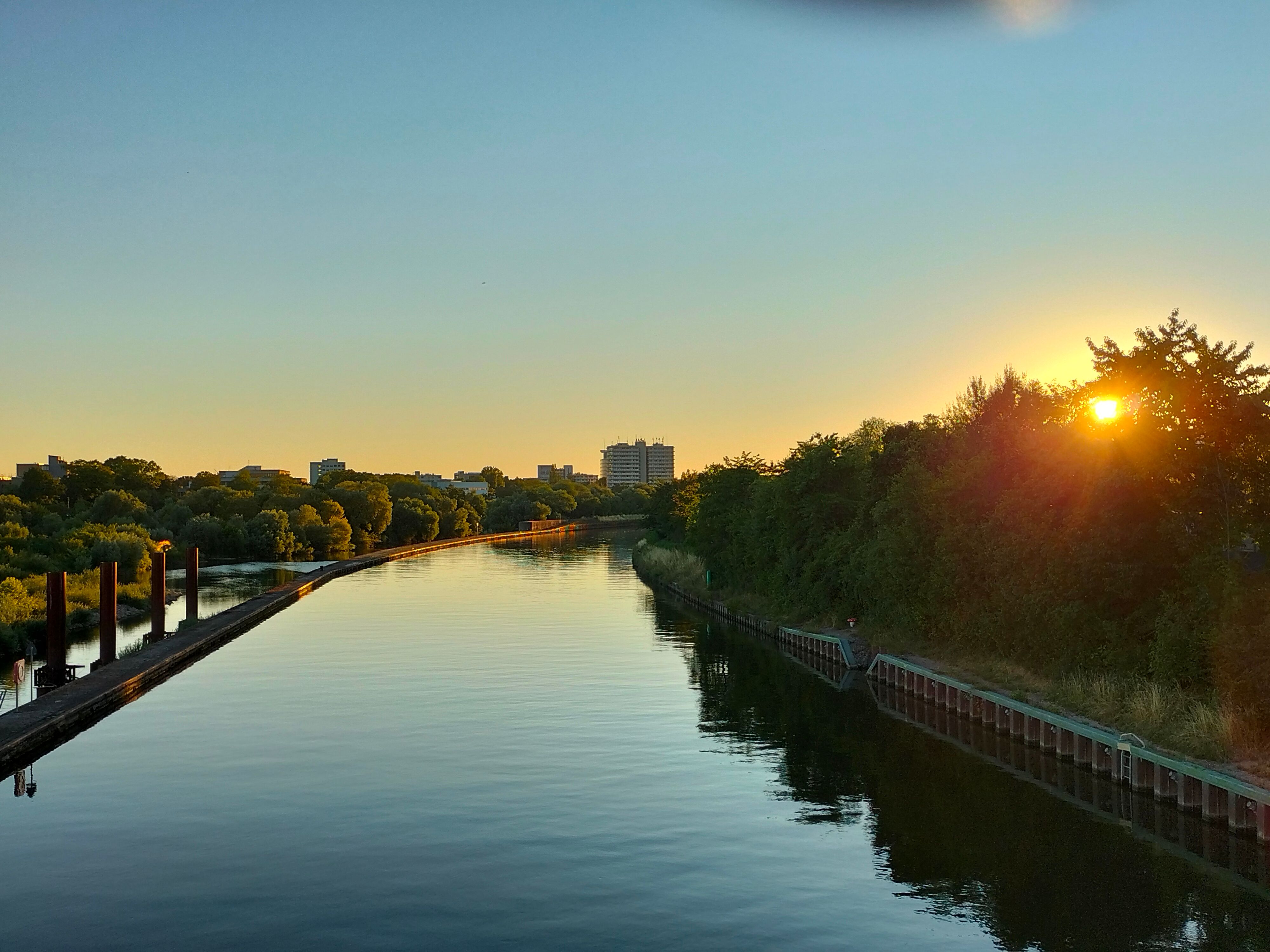 Sunlight Reflections in River · Free Stock Photo
