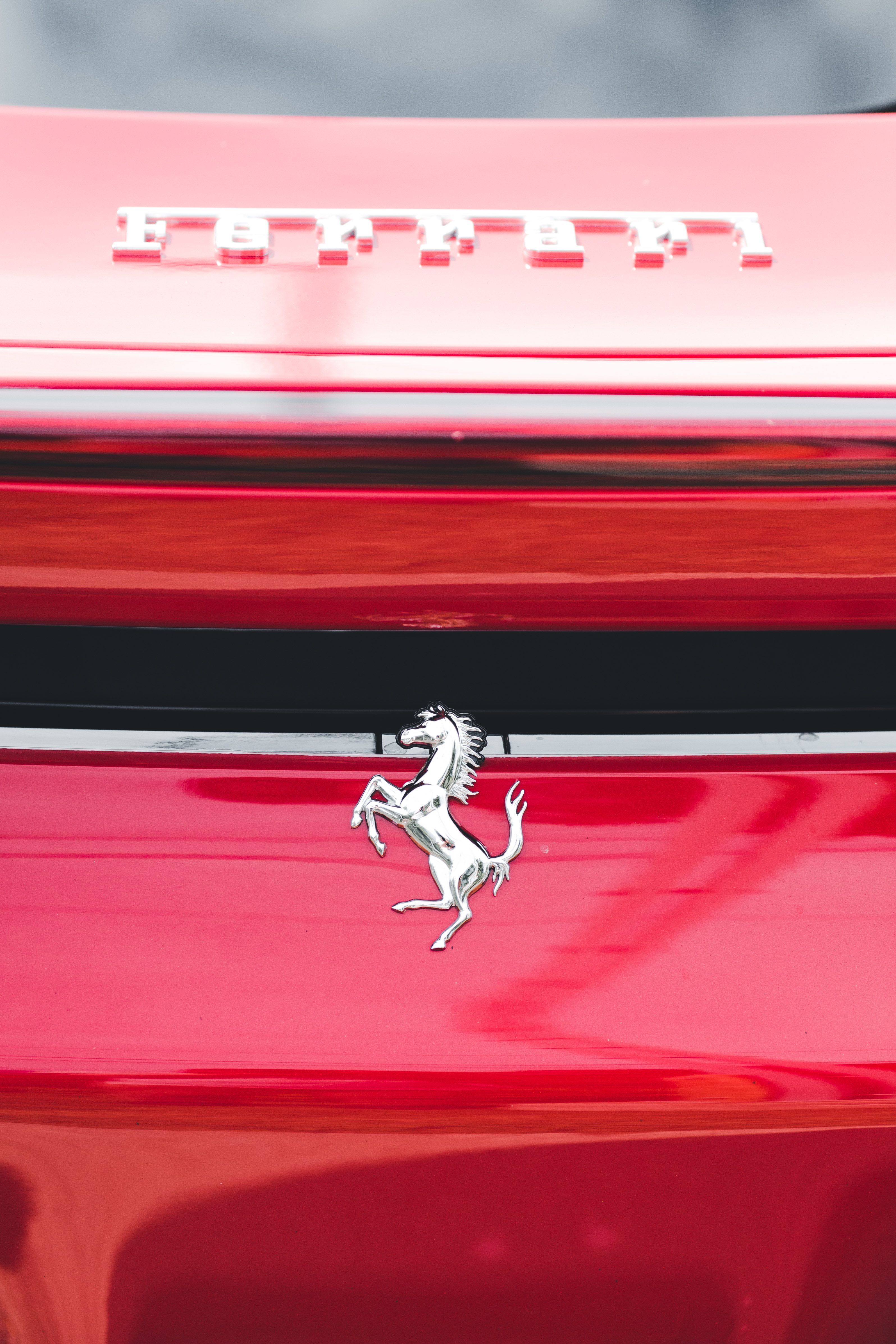 Close up of Ferrari Car · Free Stock Photo
