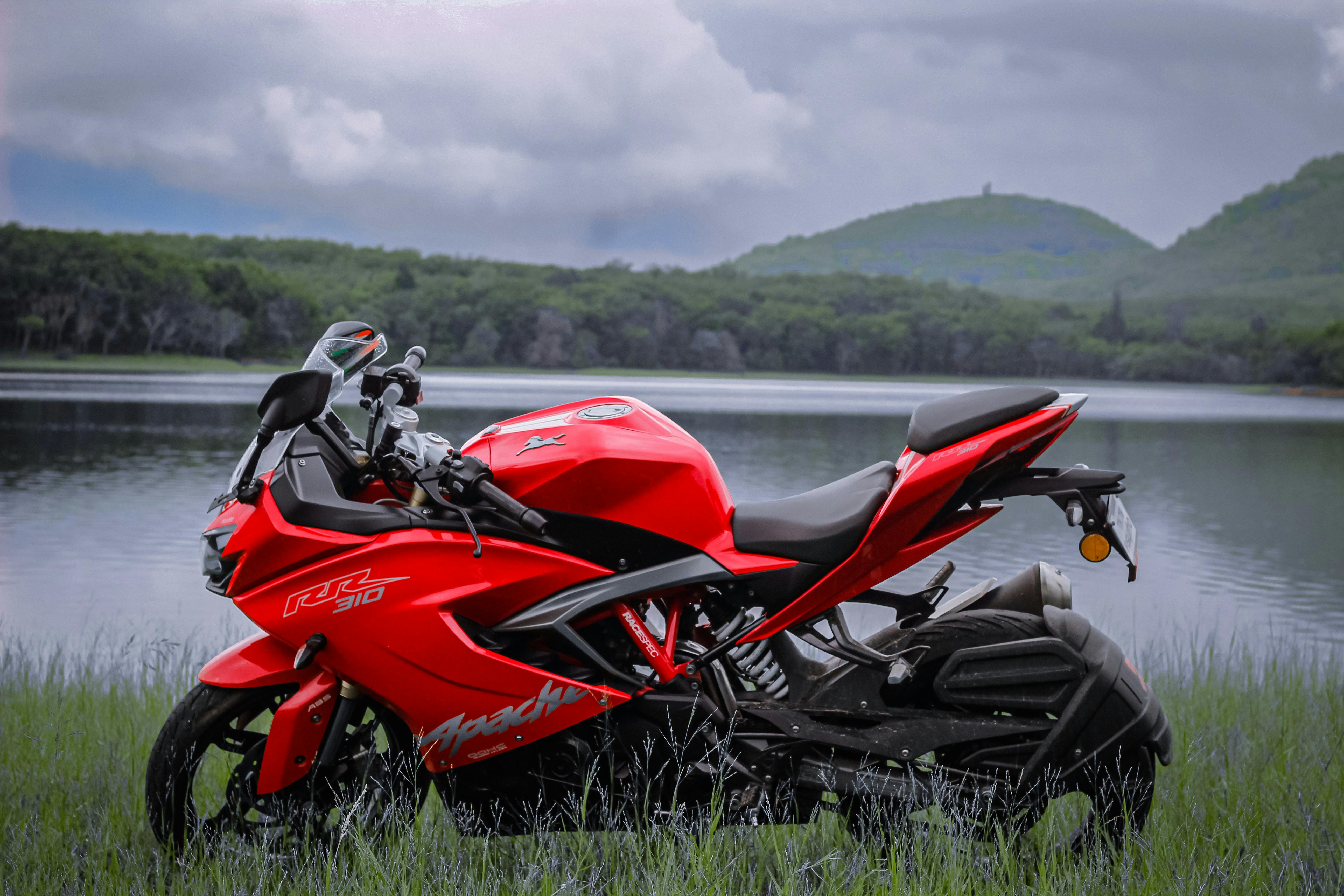 Photo of a Red and Black Big Bike · Free Stock Photo
