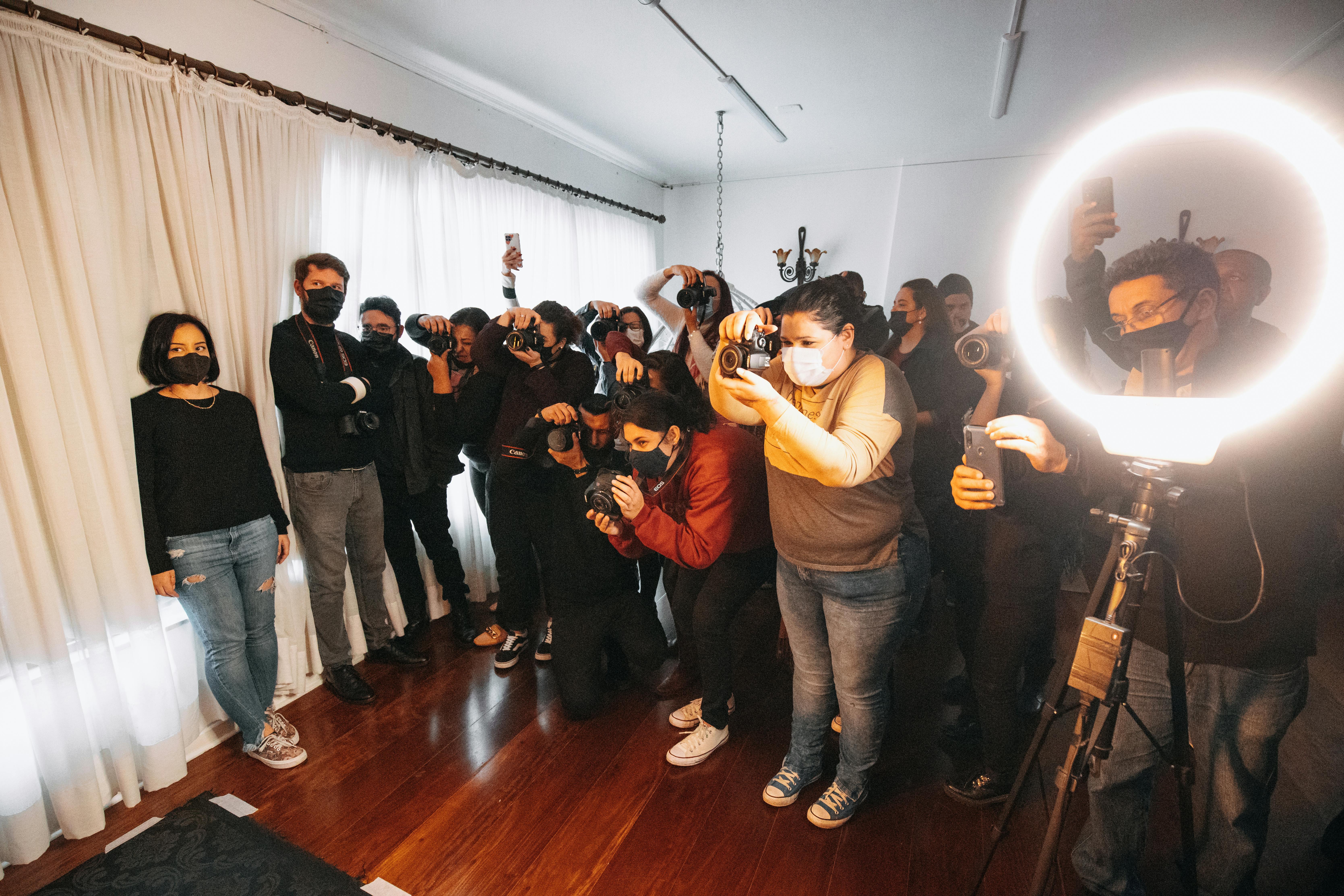 Group of People Shooting a Scene · Free Stock Photo