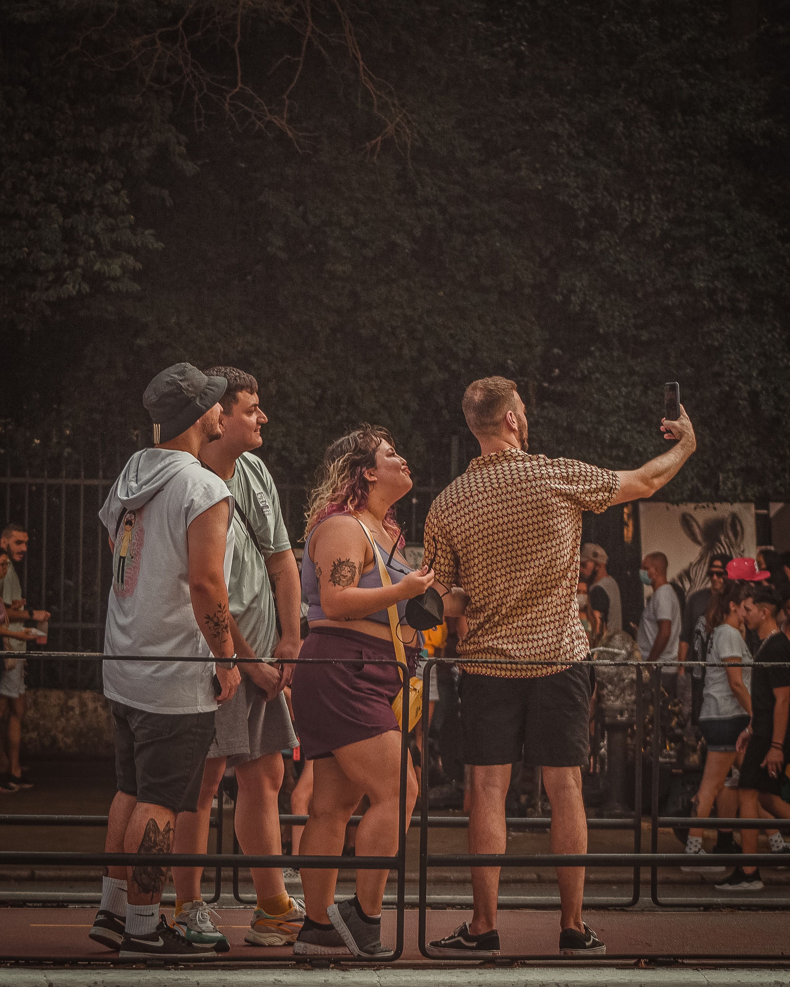 People Standing on the Street · Free Stock Photo