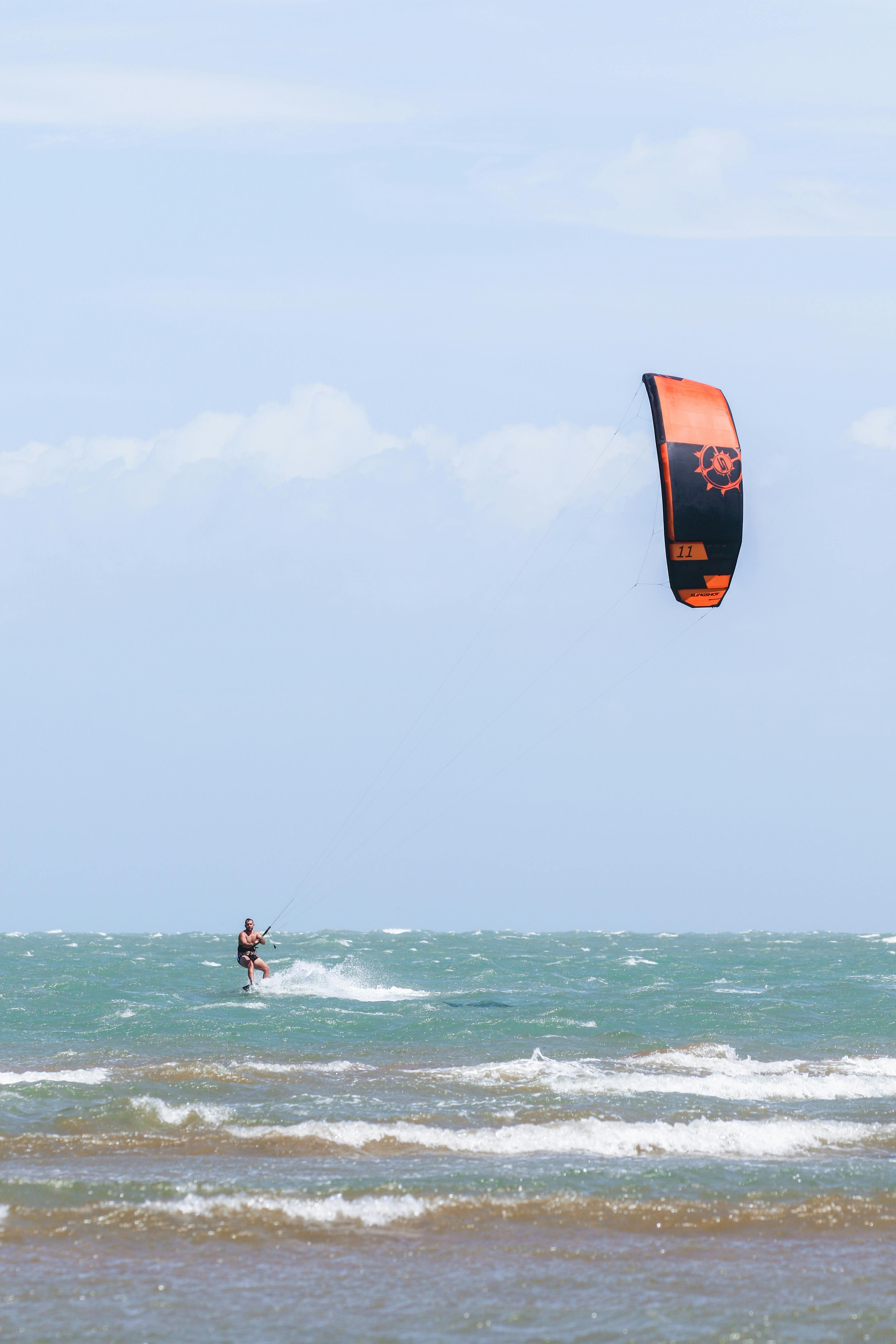 Person Kiteboarding · Free Stock Photo