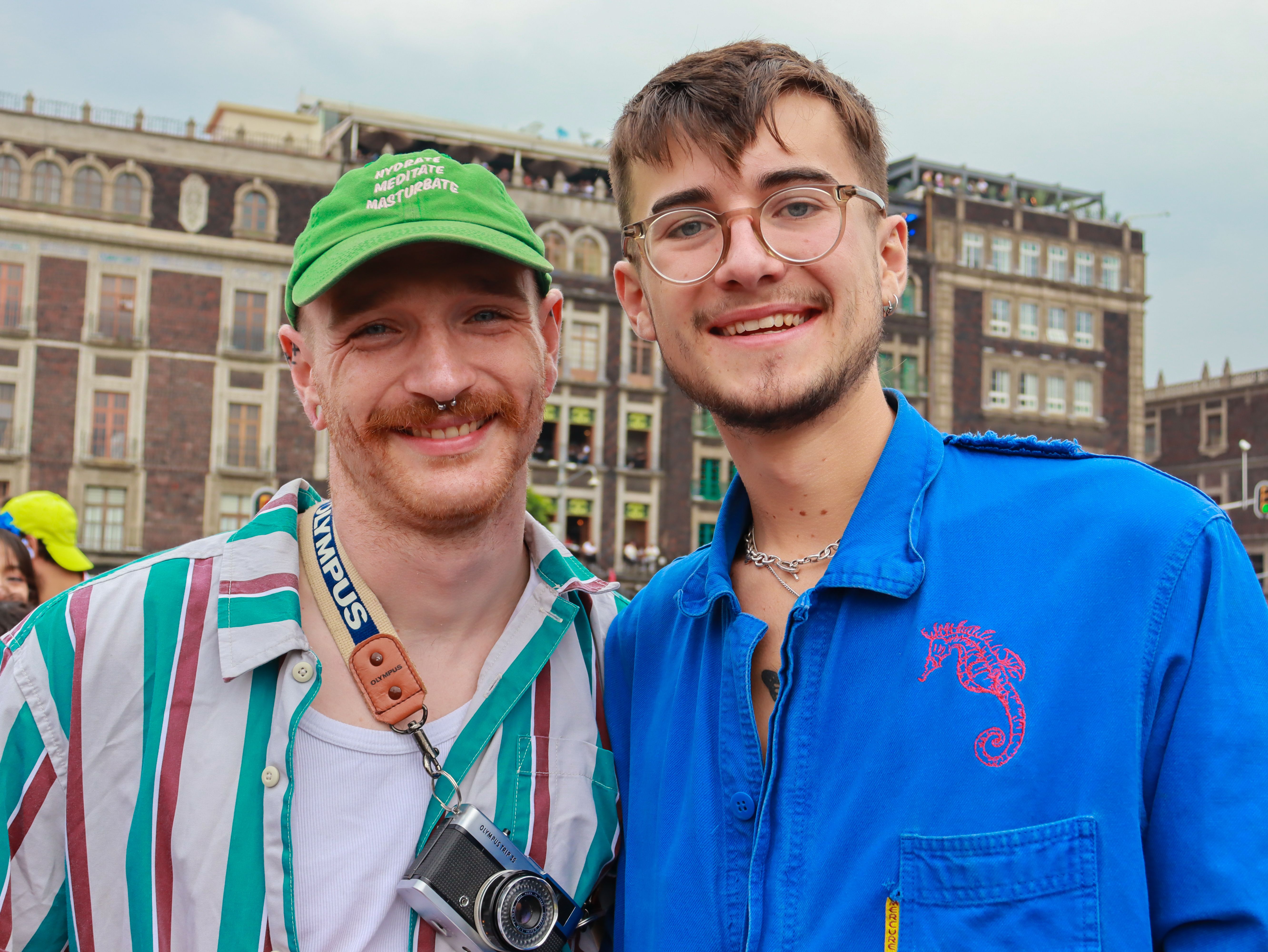Close-Up Shot of Two Men Smiling · Free Stock Photo