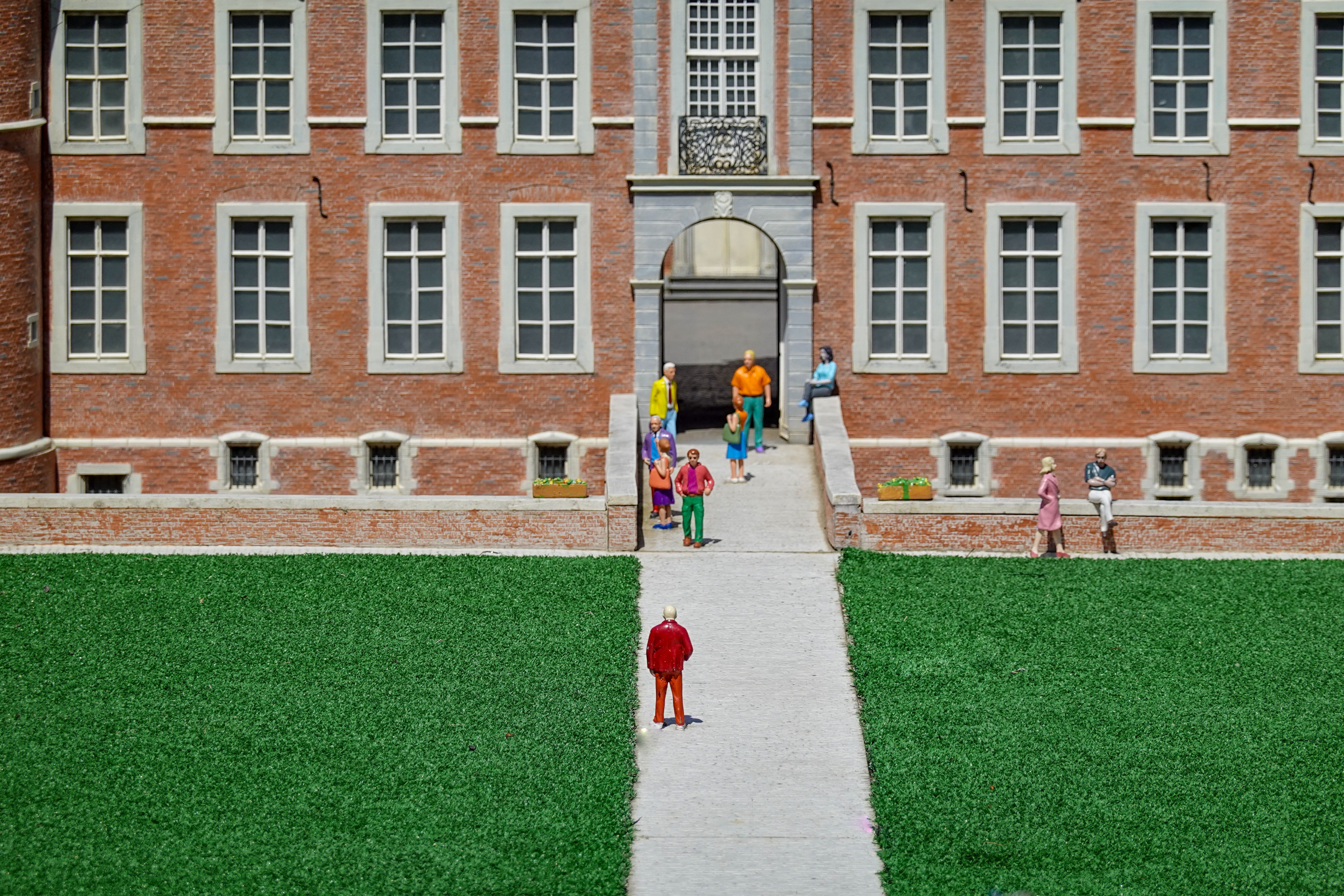 Model of Bricked Building · Free Stock Photo