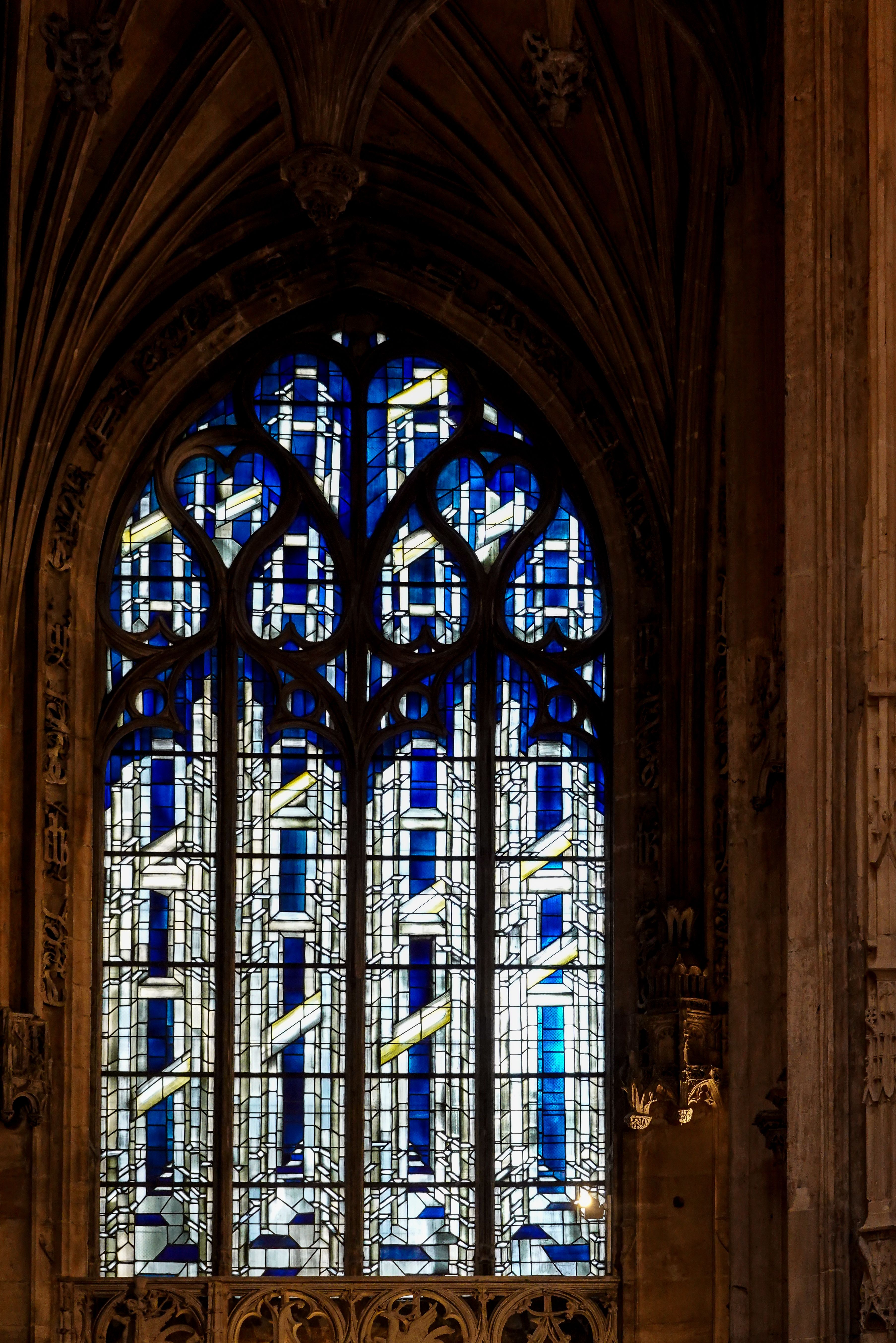 A Stained Glass Window of a Church · Free Stock Photo