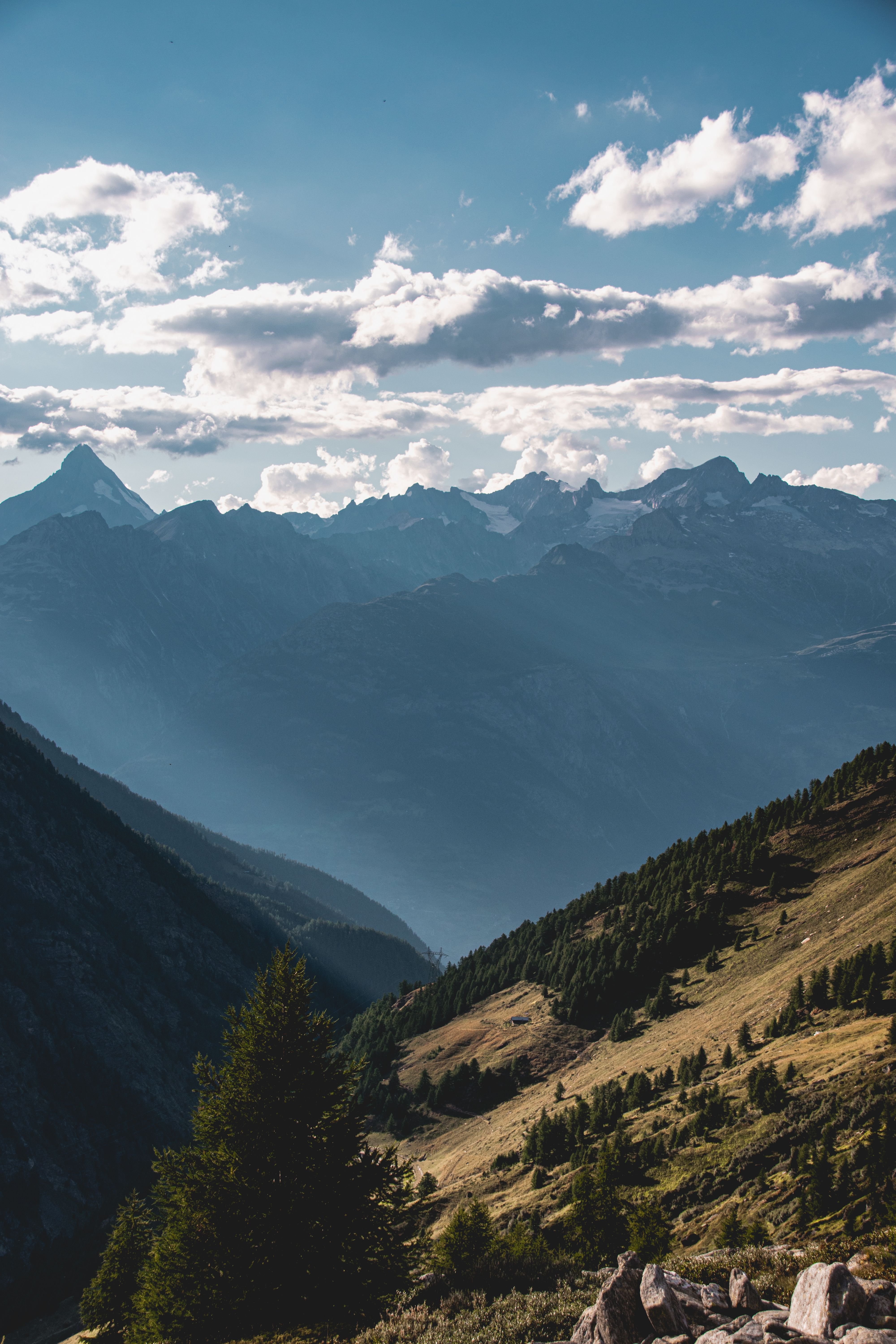 Aerial View of Mountain Ranges · Free Stock Photo