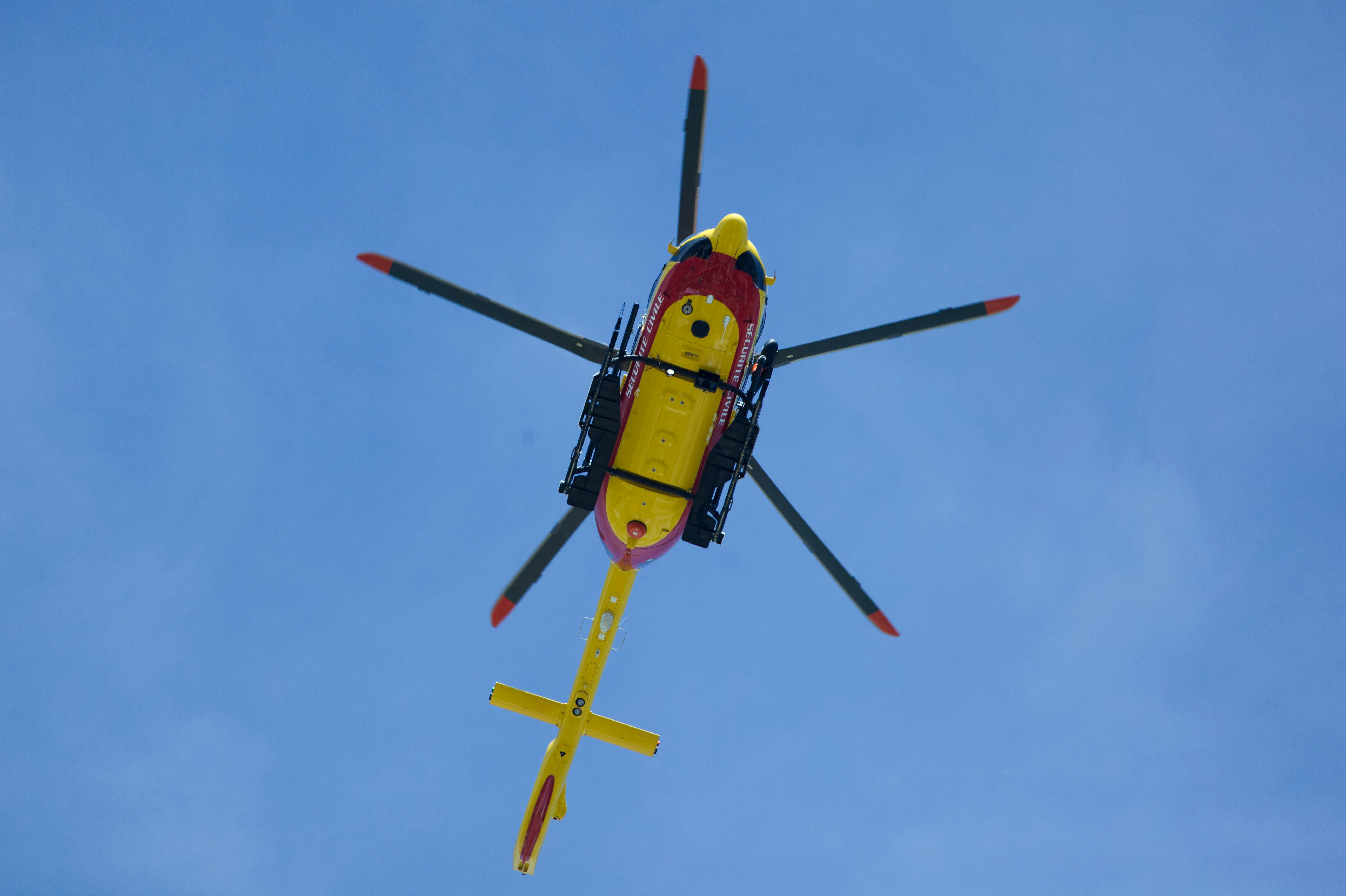 Yellow Helicopter · Free Stock Photo