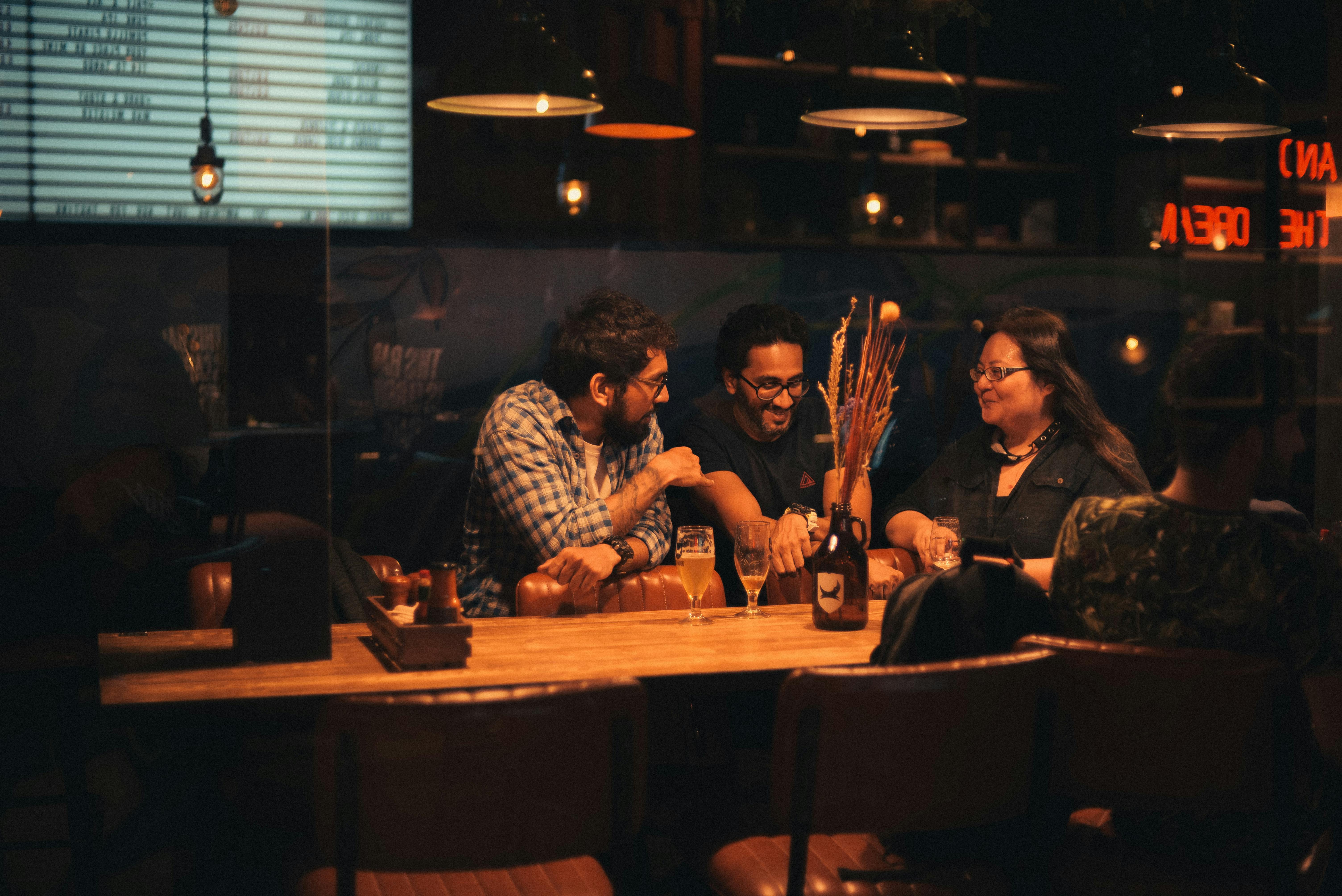 Three Friends Hanging Out · Free Stock Photo