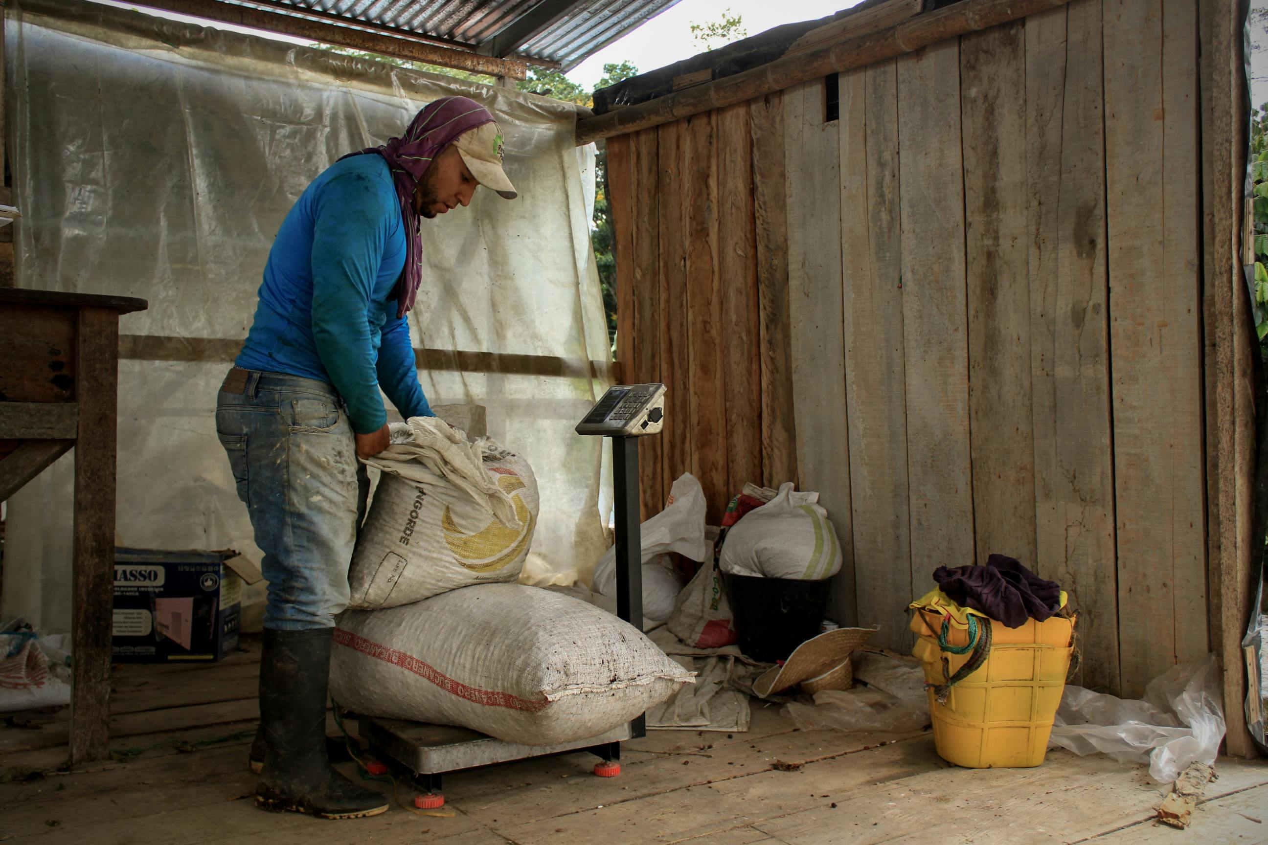 A Man with a Sack · Free Stock Photo