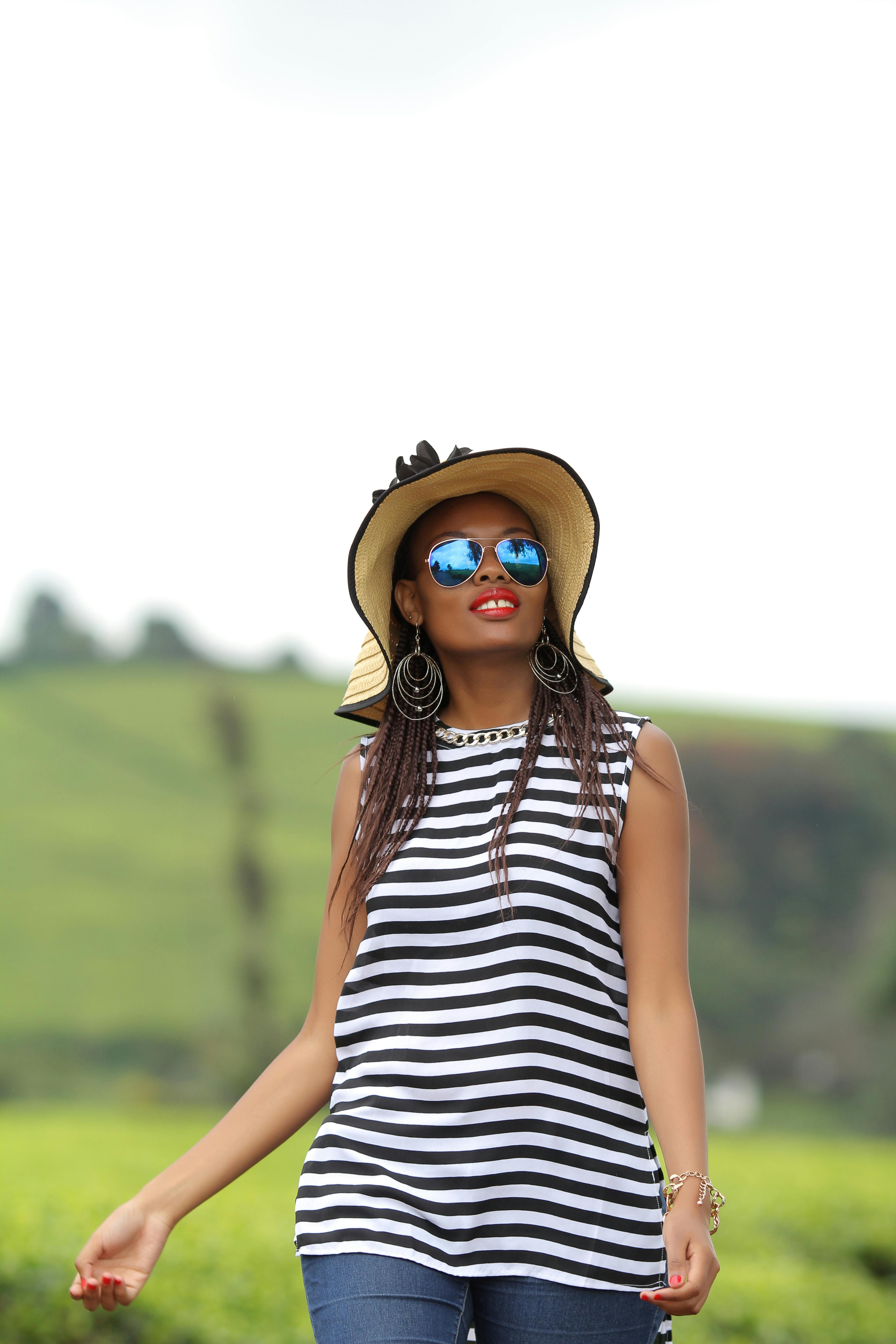 Casual Style Woman in Countryside in Summer · Free Stock Photo