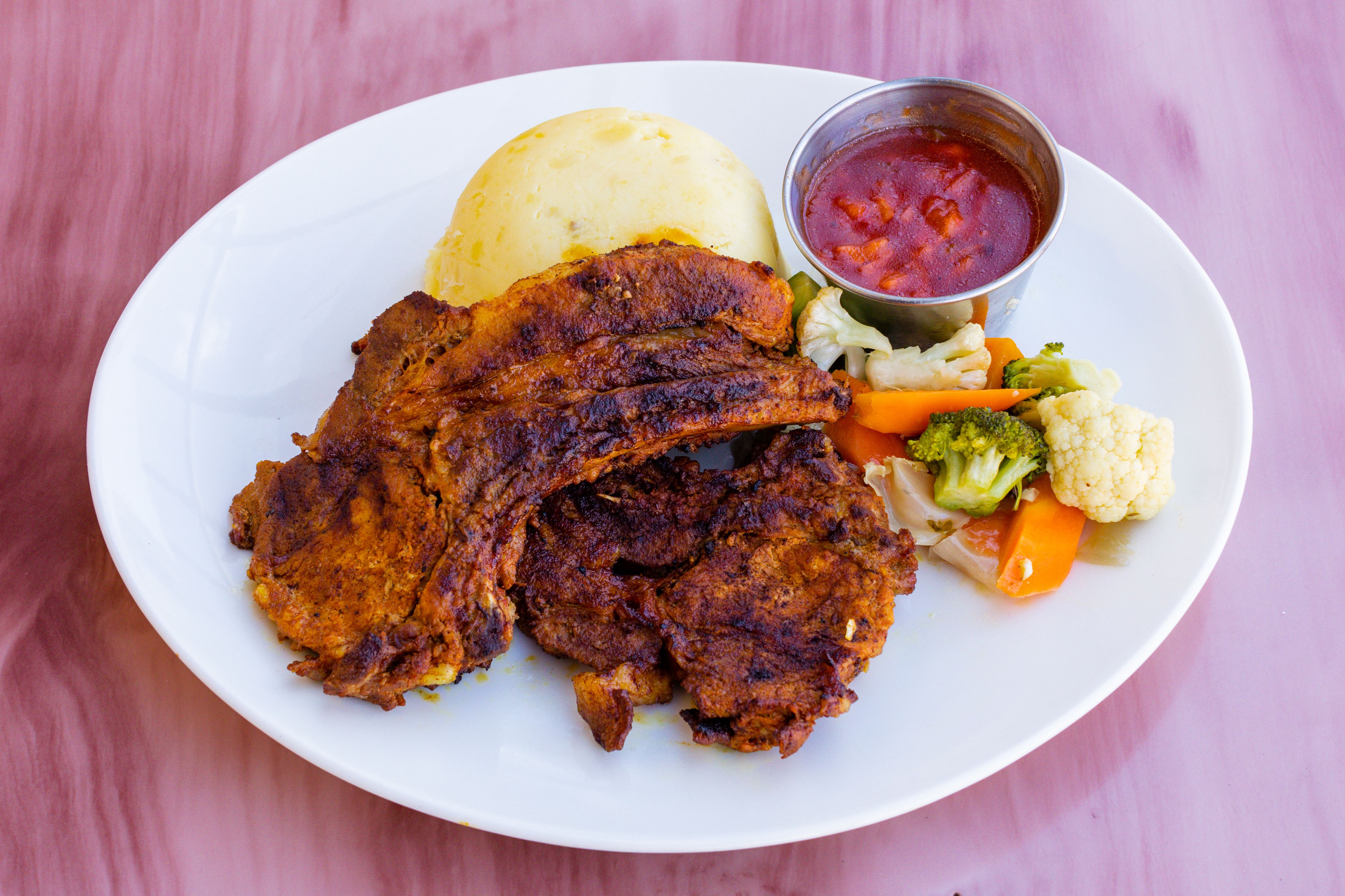 Close up of Plate with Meal · Free Stock Photo