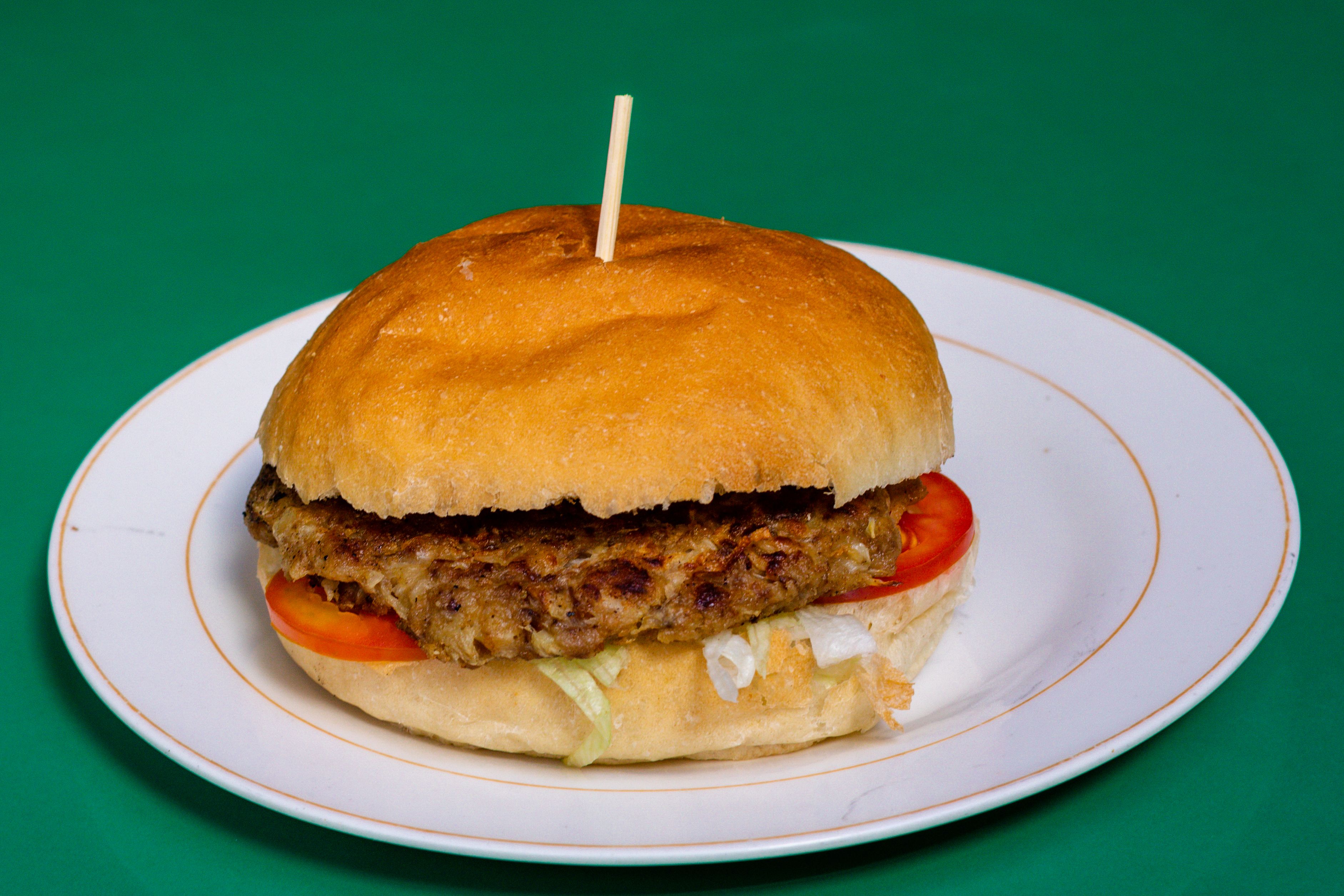 Photo of Hands Holding a Burger · Free Stock Photo