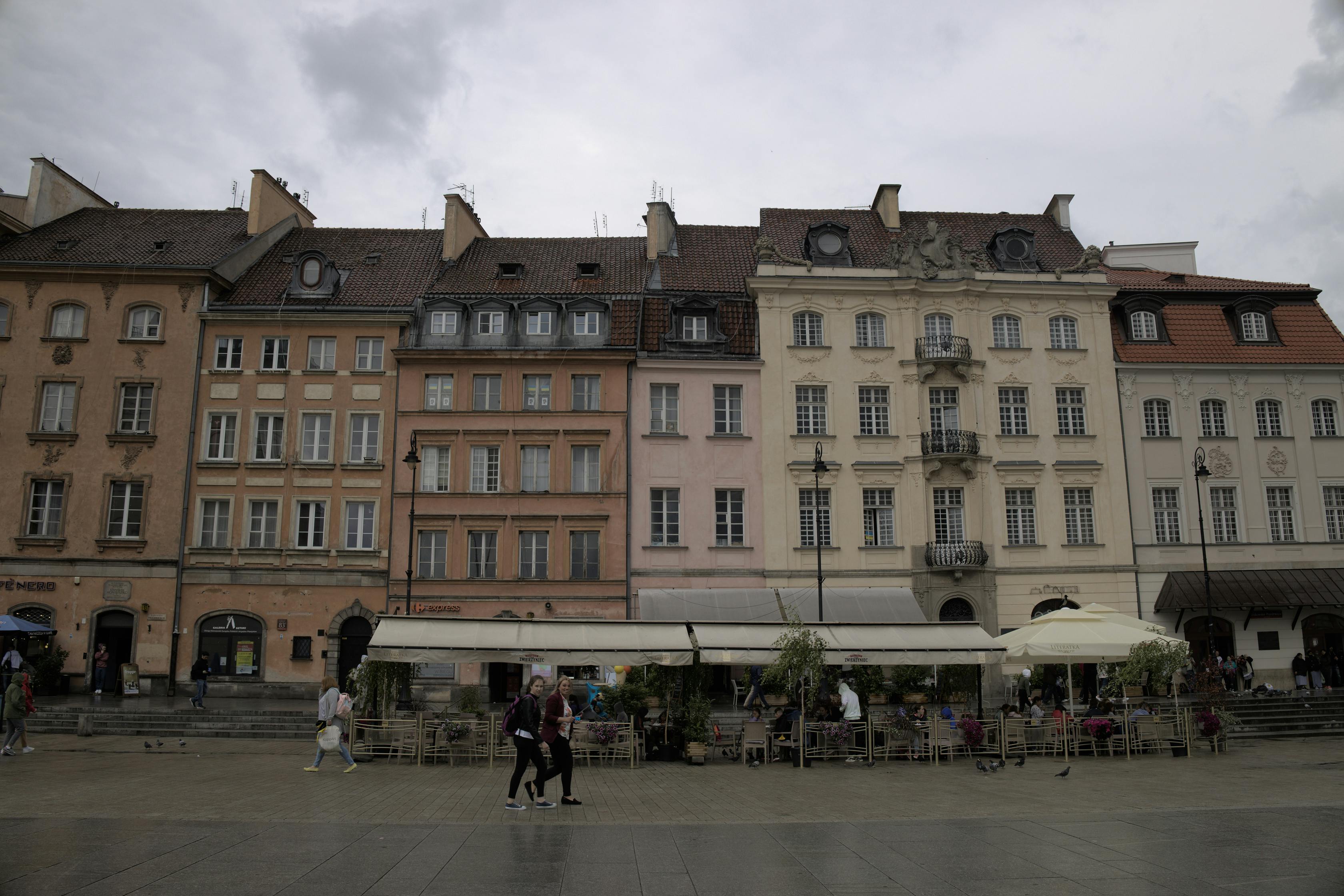Old Buildings on City Square · Free Stock Photo