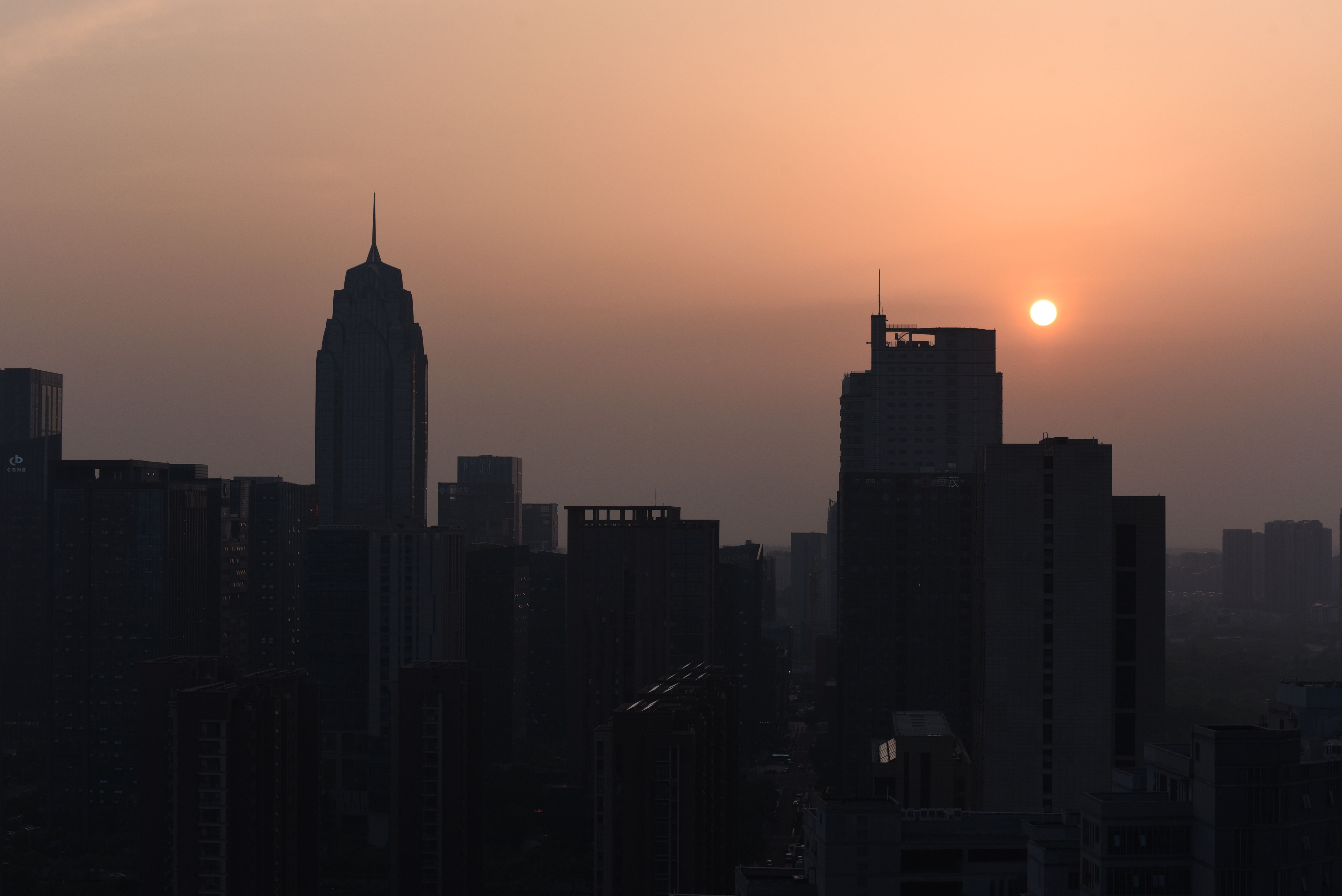 Sun Rising Over City Photos, Download The BEST Free Sun Rising Over ...