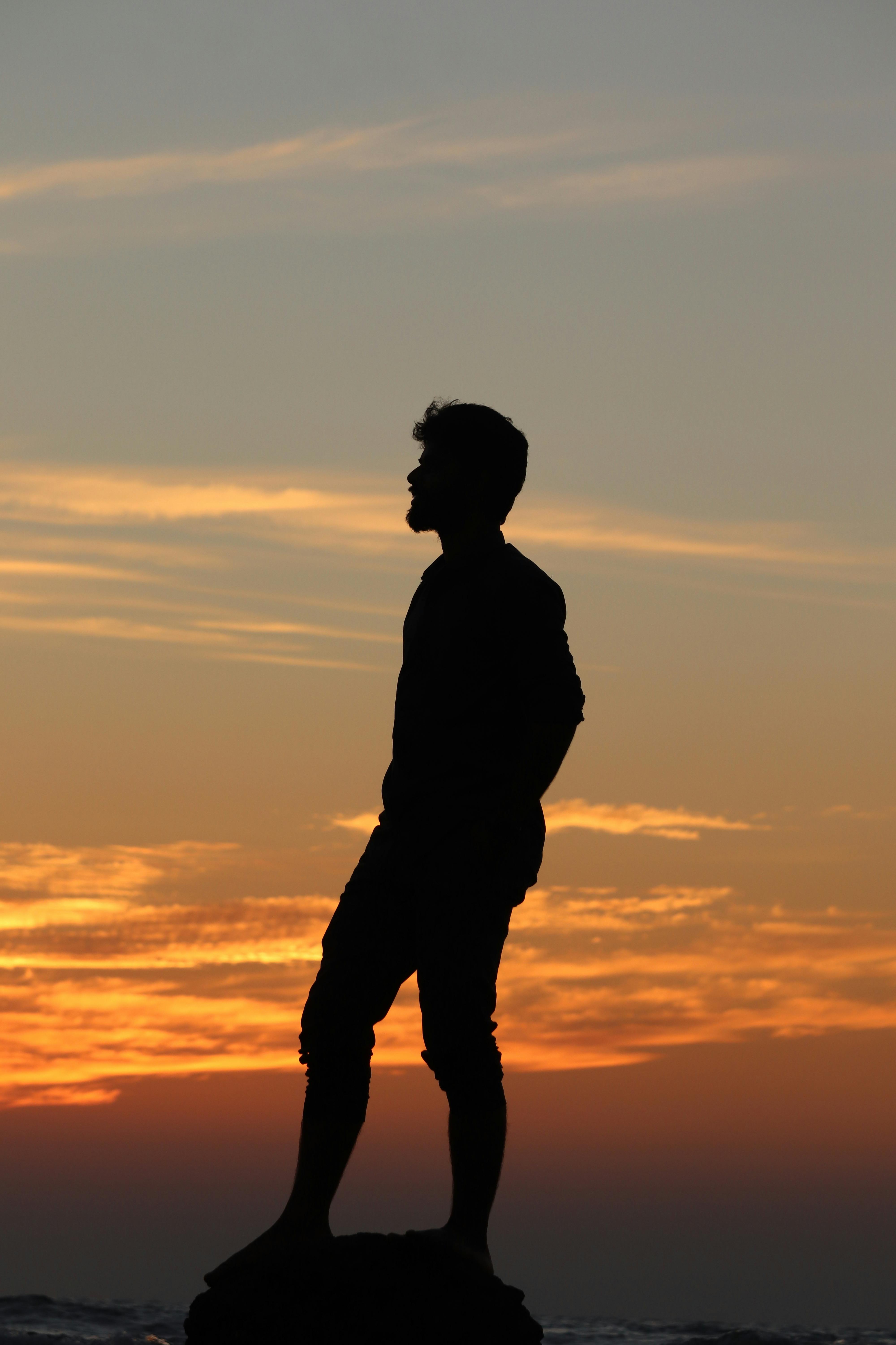 Standing Man Silhouette