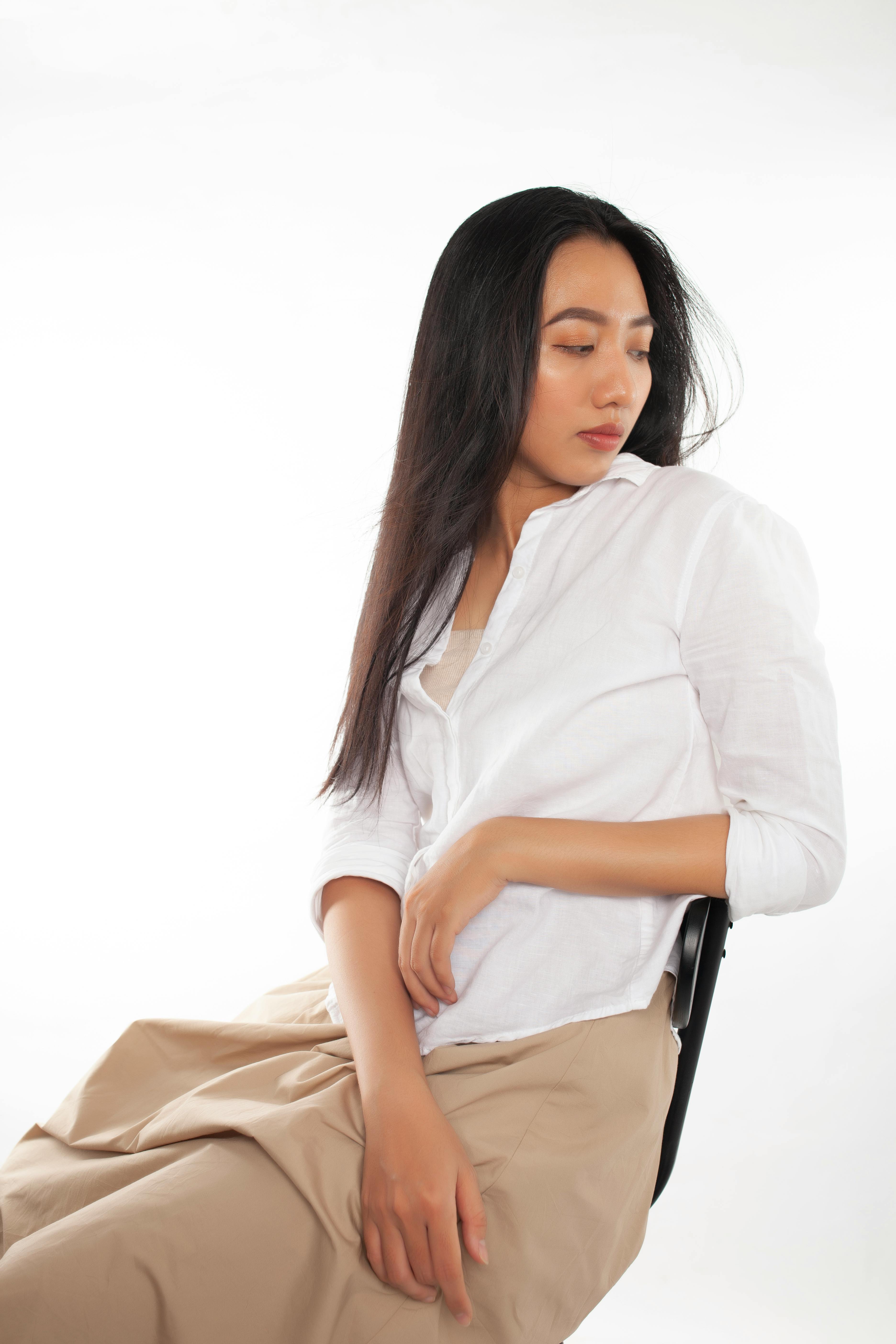 Beautiful Women Lined Up Smiling · Free Stock Photo