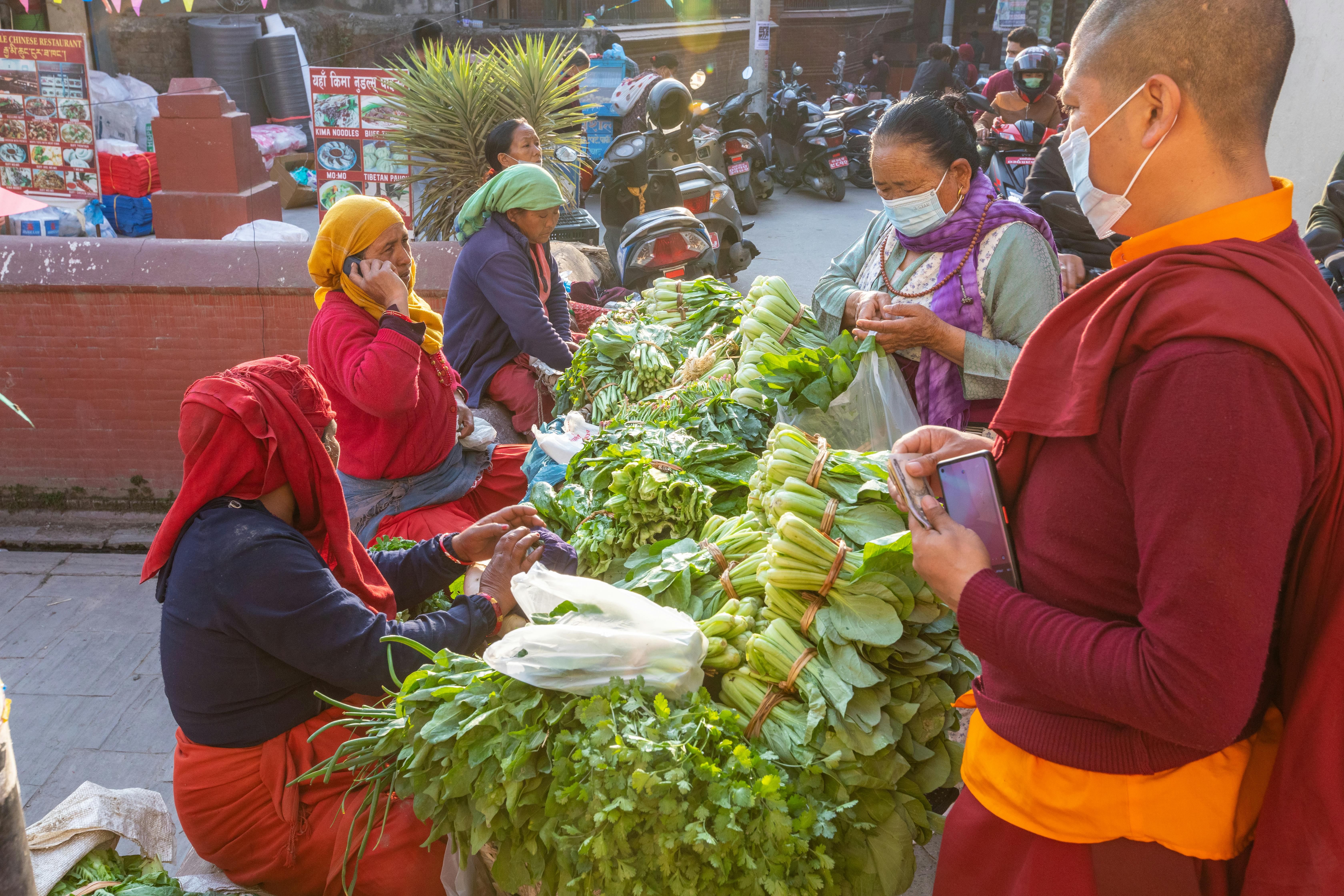 People Selling Vegetables · Free Stock Photo