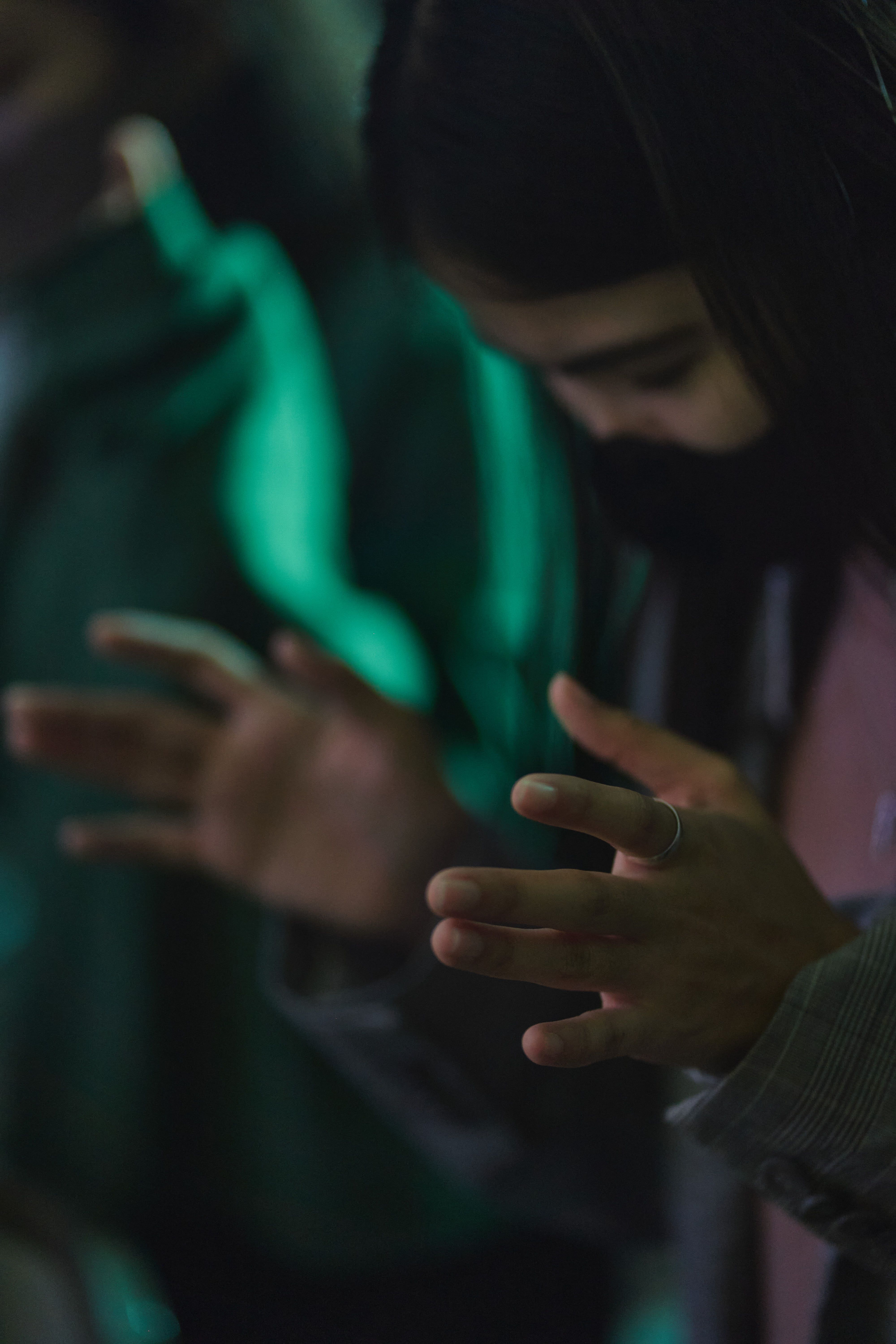 Woman in Face Mask Praying in Church · Free Stock Photo