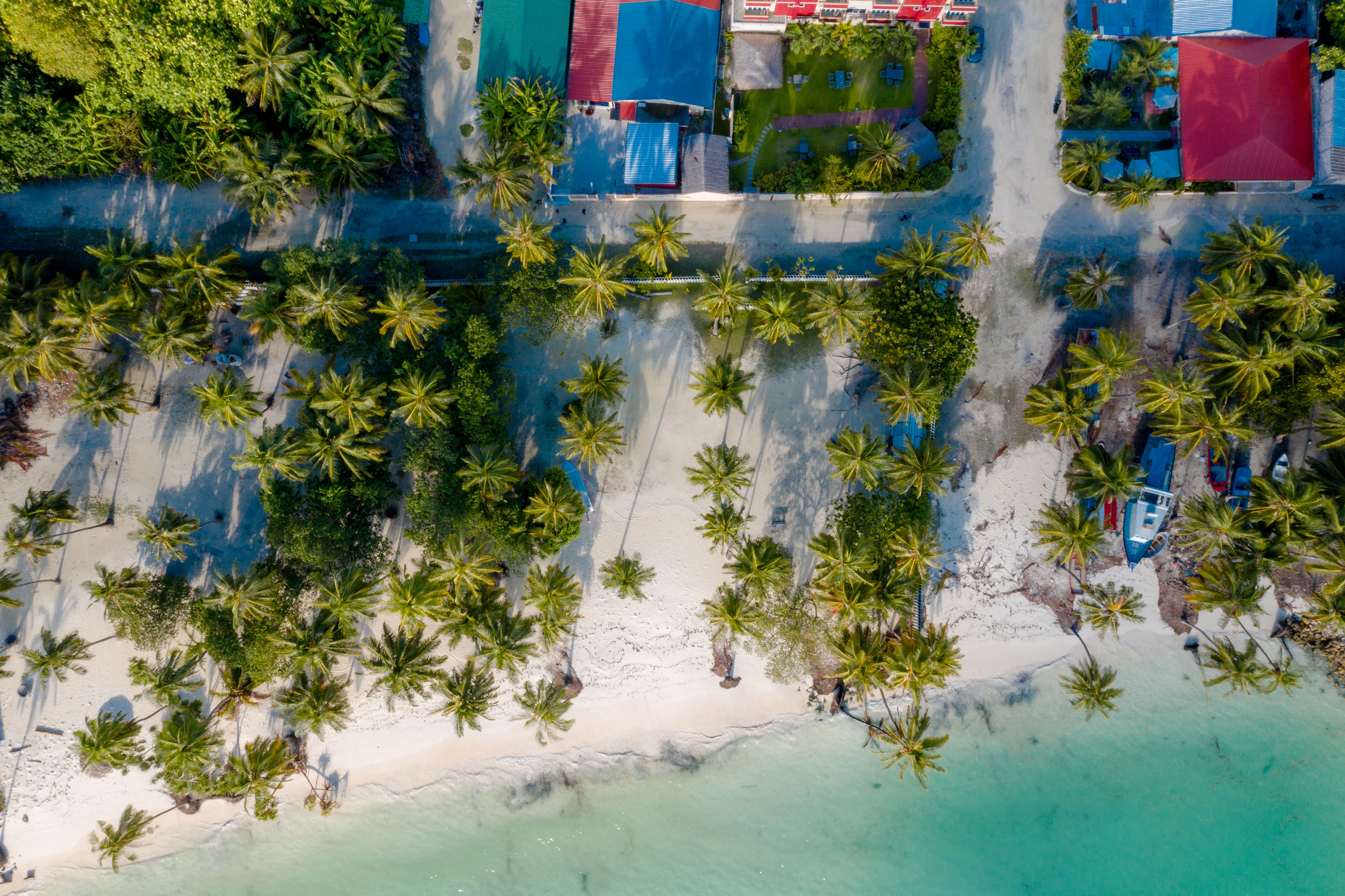 Aerial View of Beach Resort · Free Stock Photo