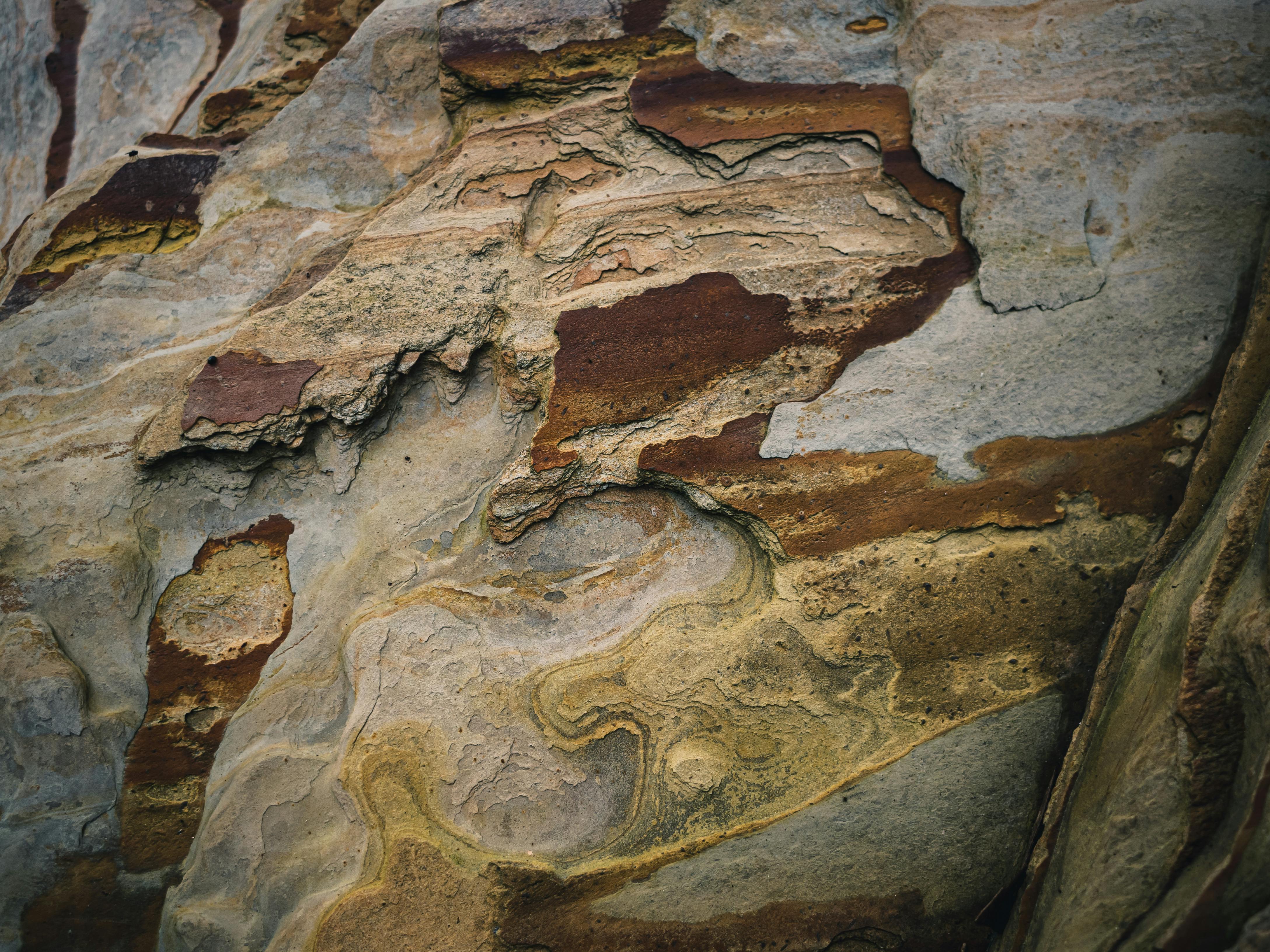Close-up Photo Brown Brown Rock Formation · Free Stock Photo