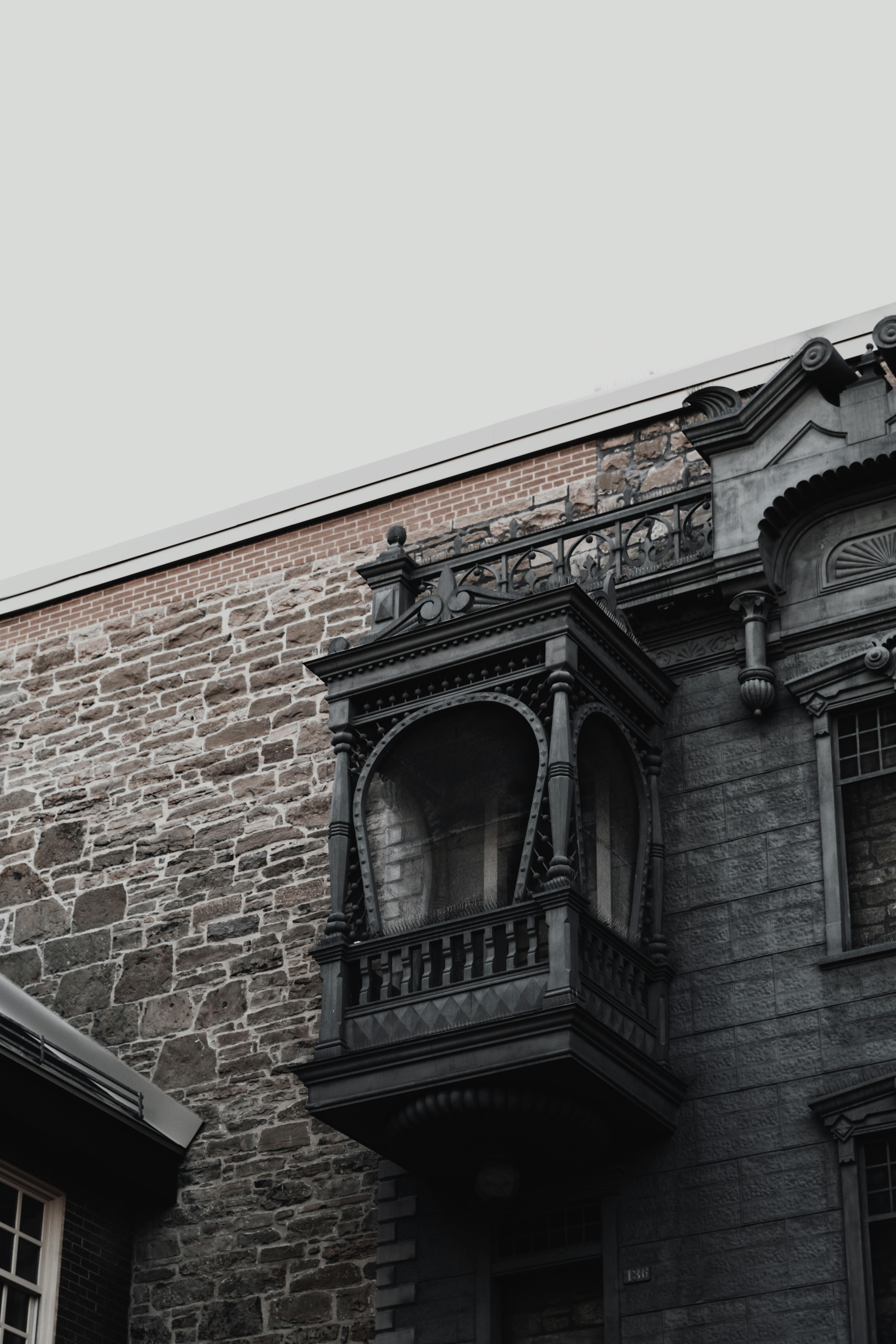 Gothic Building with Balcony · Free Stock Photo