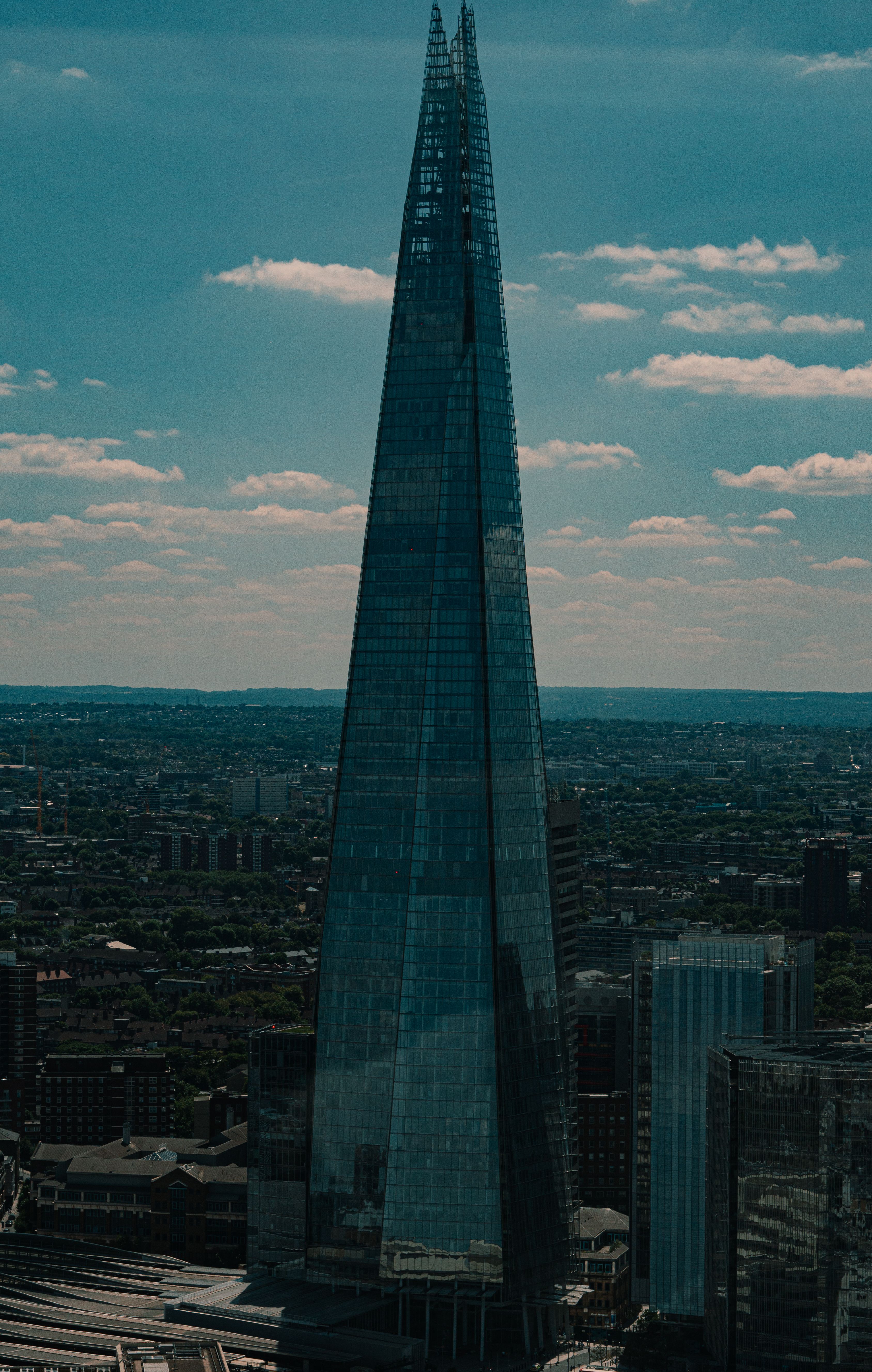 An Aerial Photography of The Shard in London · Free Stock Photo