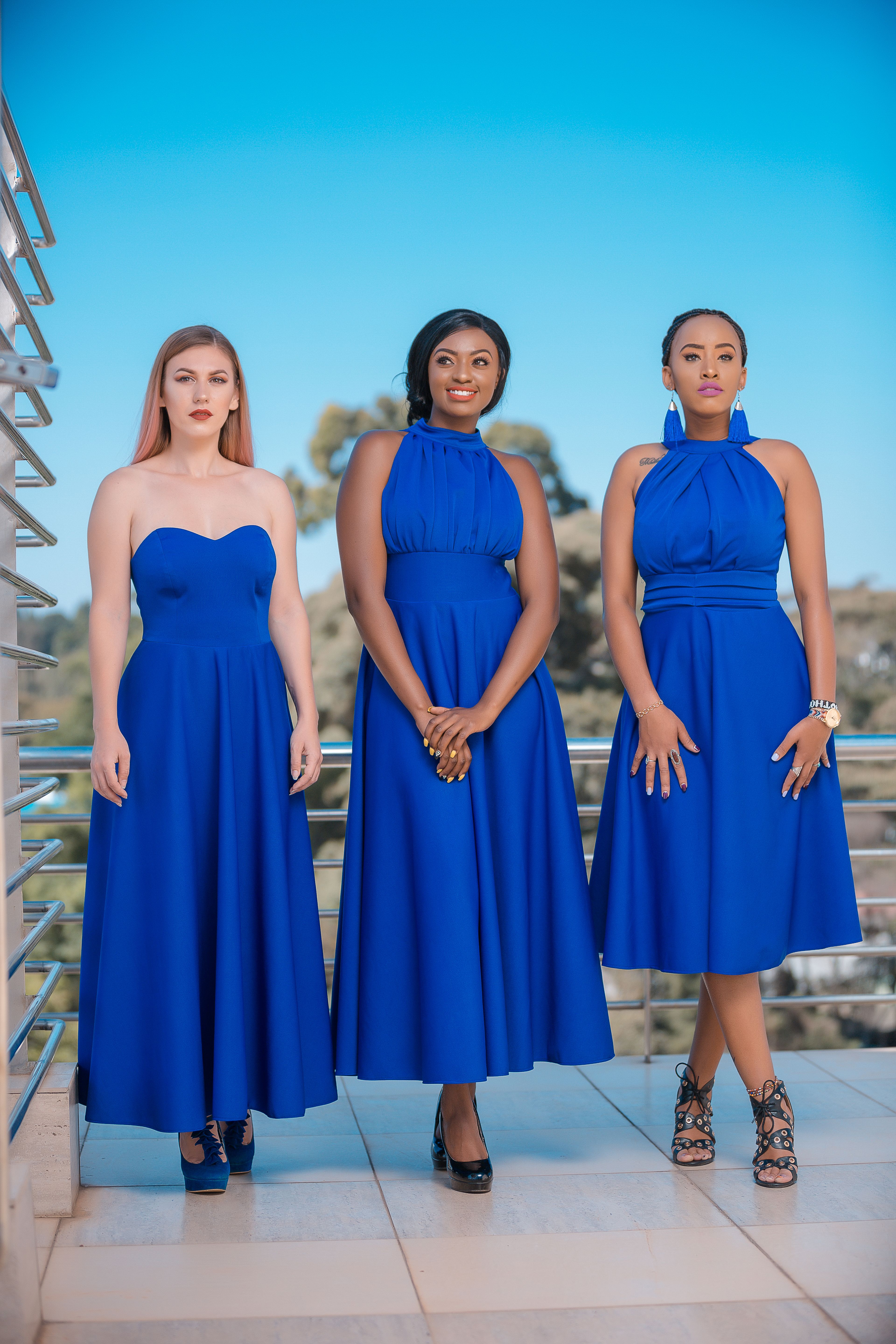 Photo of Woman Wearing Blue Dress · Free Stock Photo