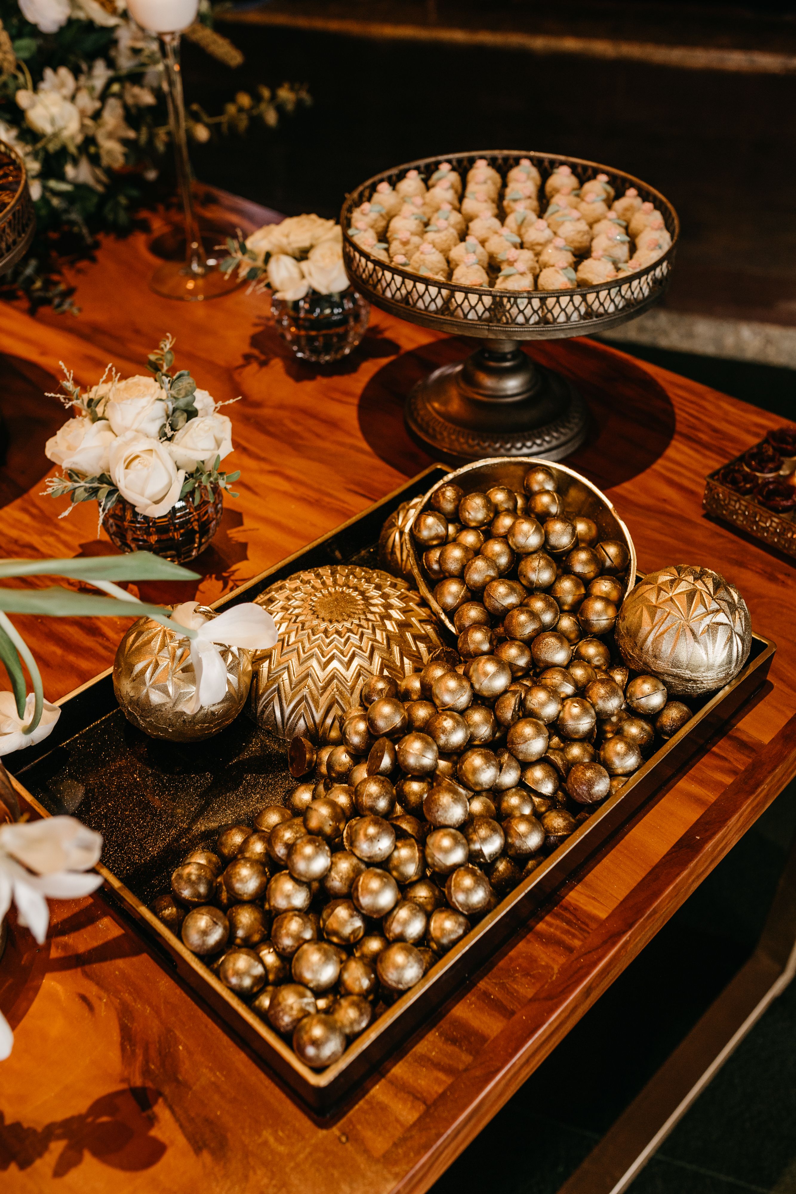 Food on Decorated Tray · Free Stock Photo