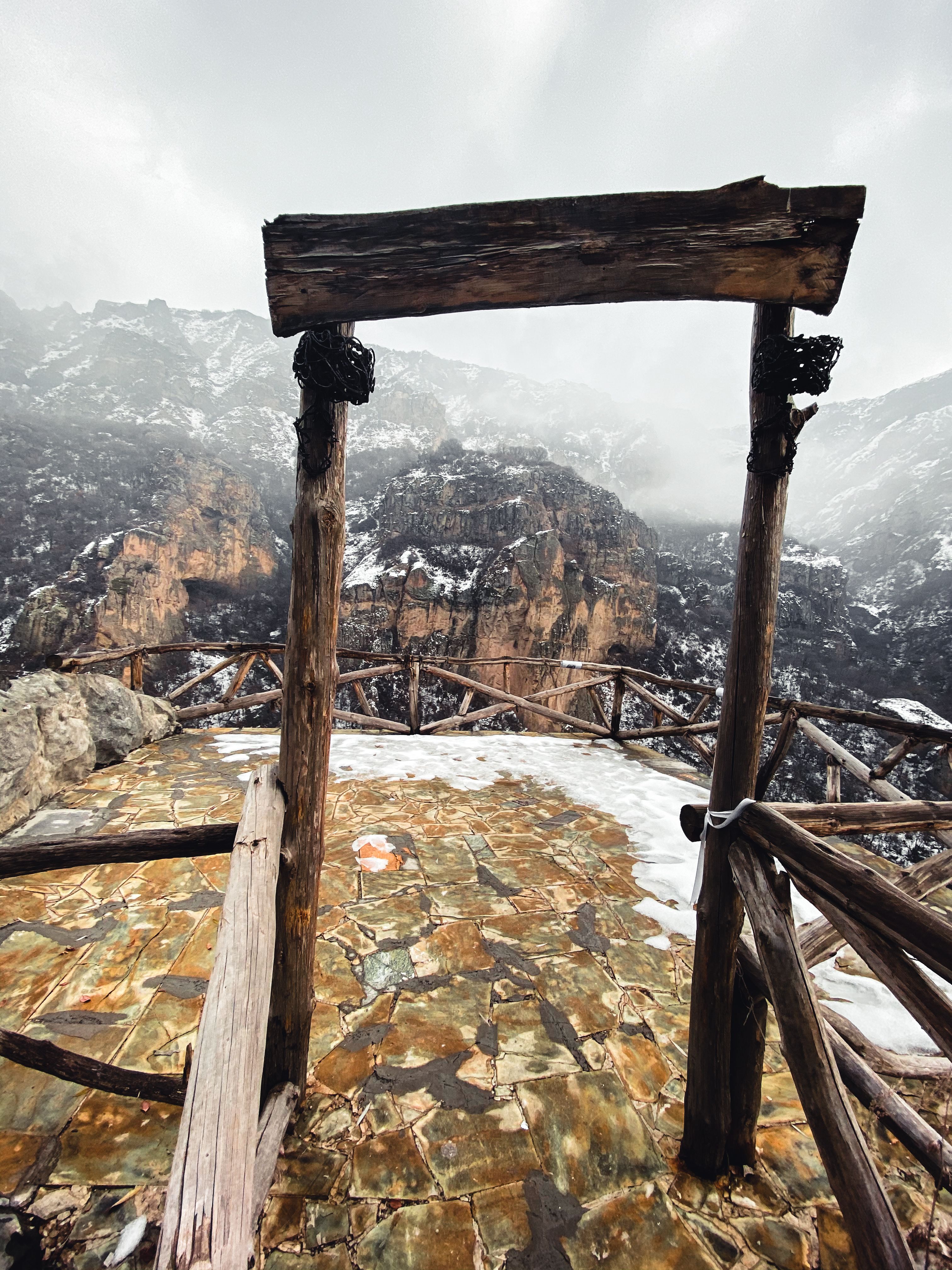 Empty Observation Deck in the Mountains · Free Stock Photo