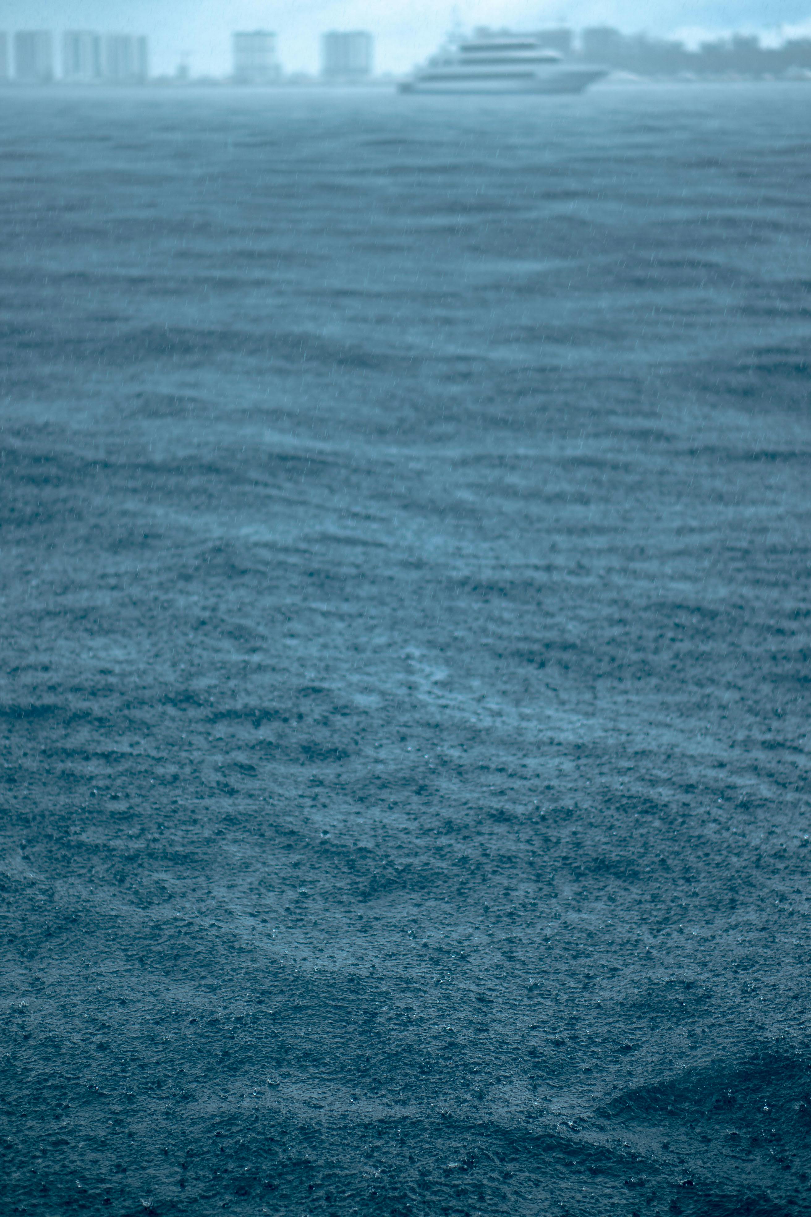 Photo of Ocean While Raining · Free Stock Photo