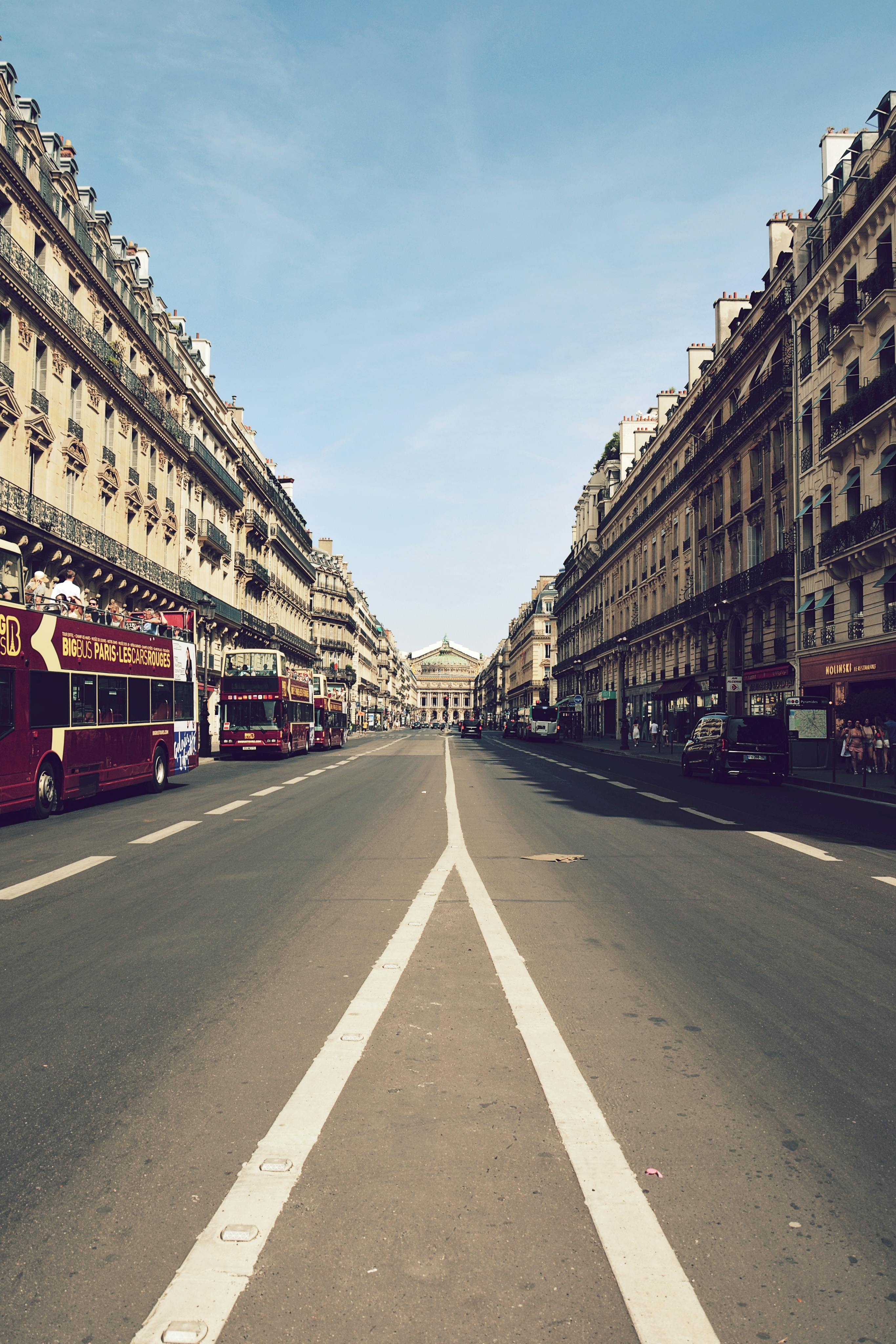 Photo of Buses on a City Street · Free Stock Photo