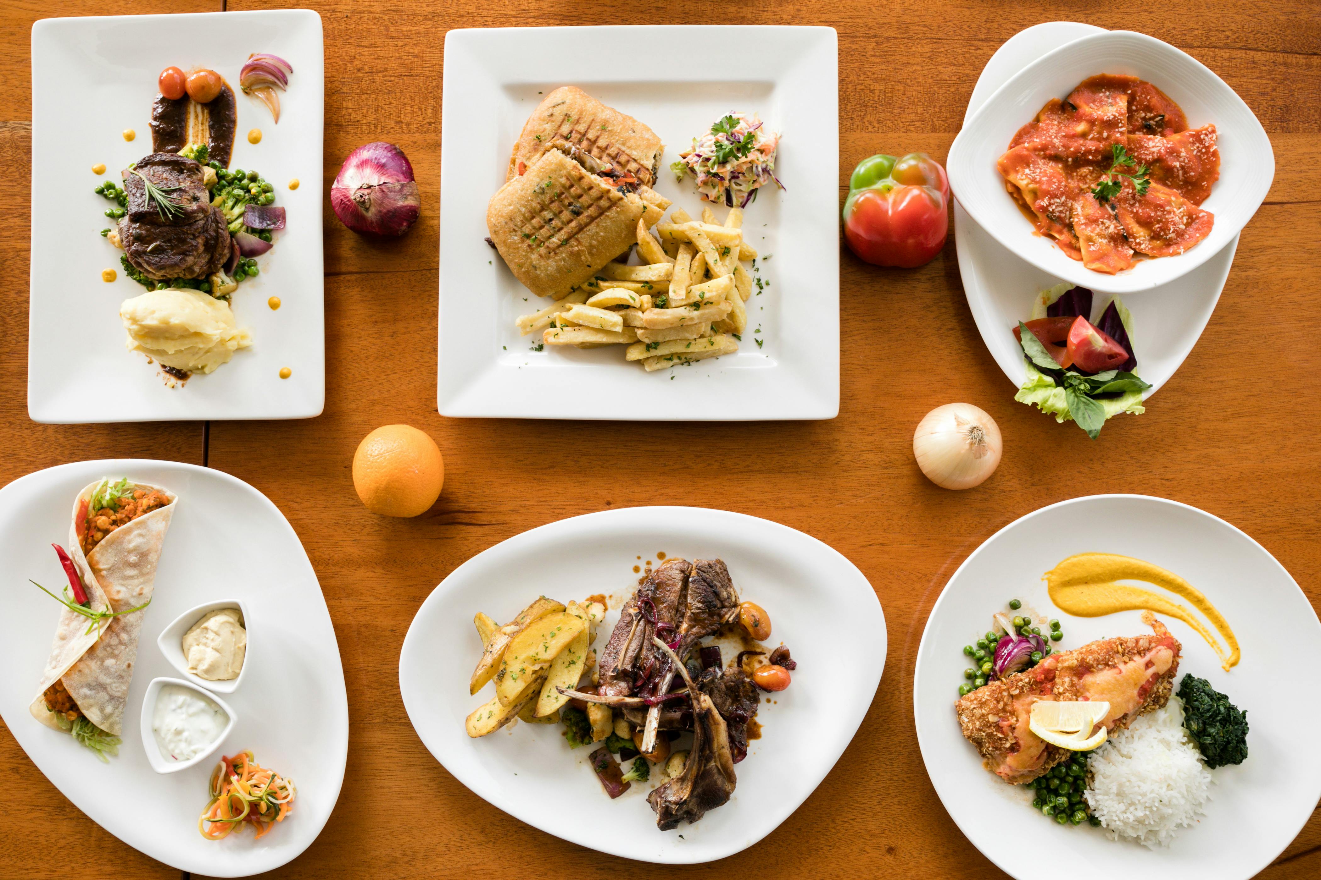 Plate with Fried Vegetables and Meat · Free Stock Photo