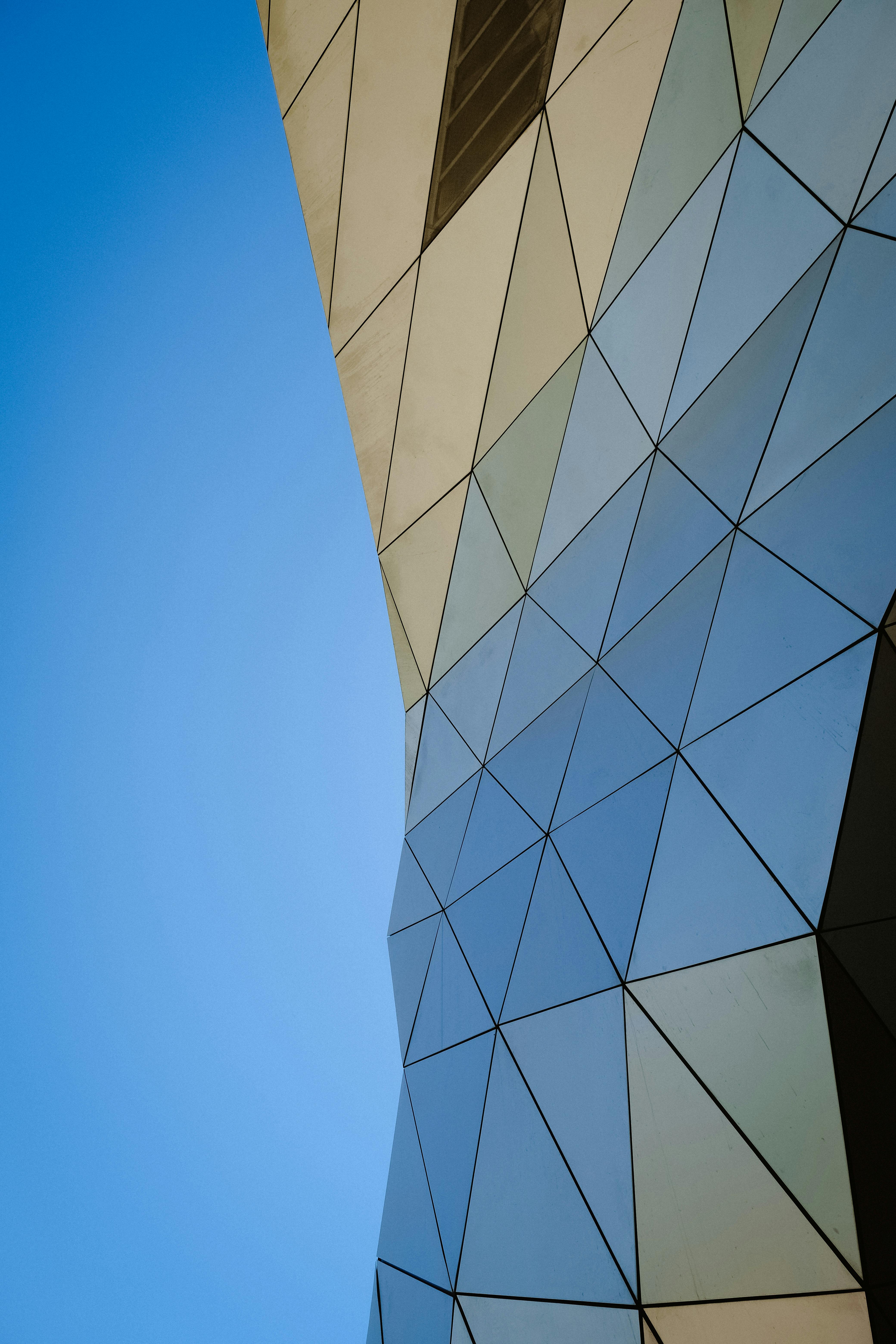 Modern Architectural Exterior Design Wall of a Building · Free Stock Photo