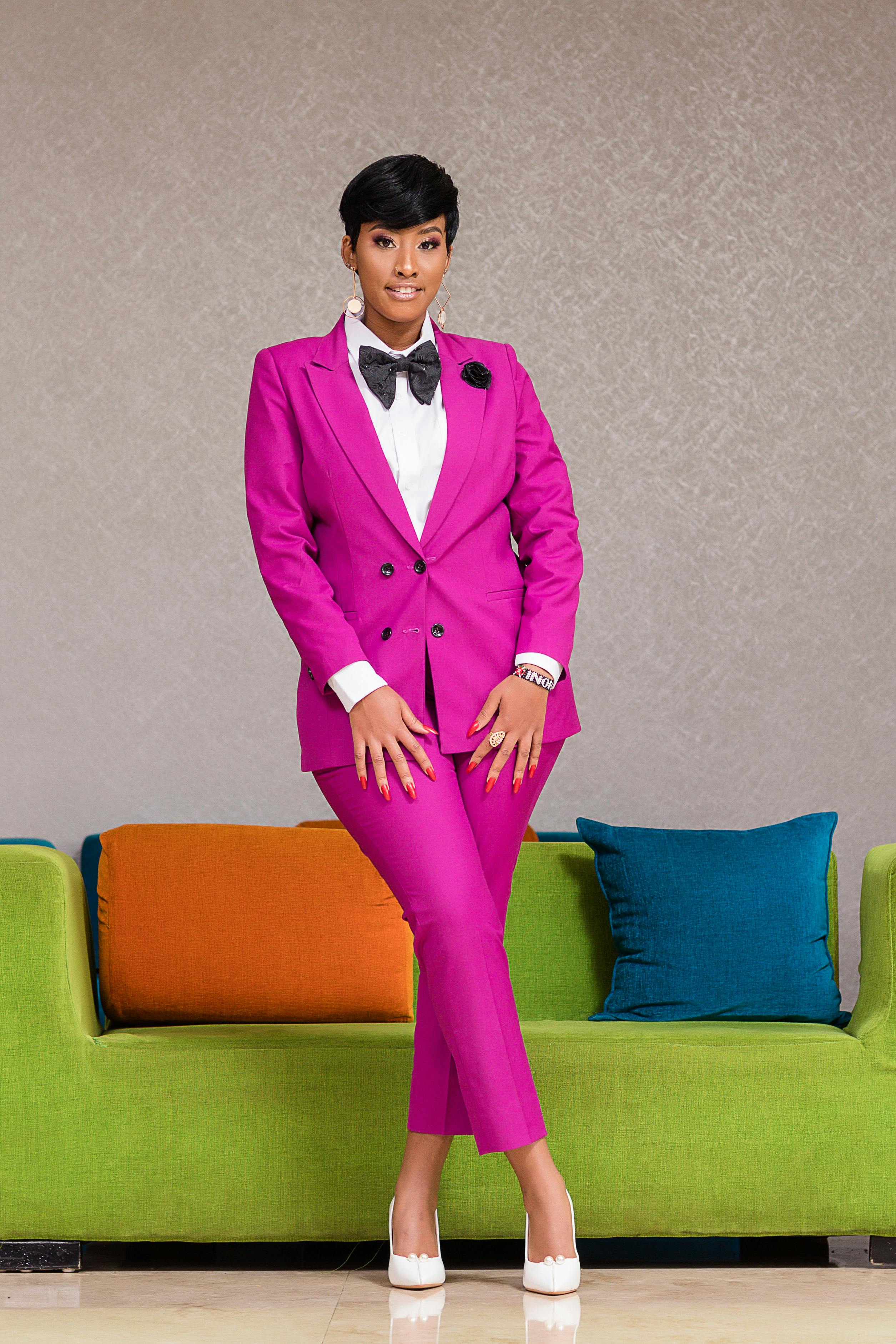 Smiling Brunette in Formal Wear · Free Stock Photo