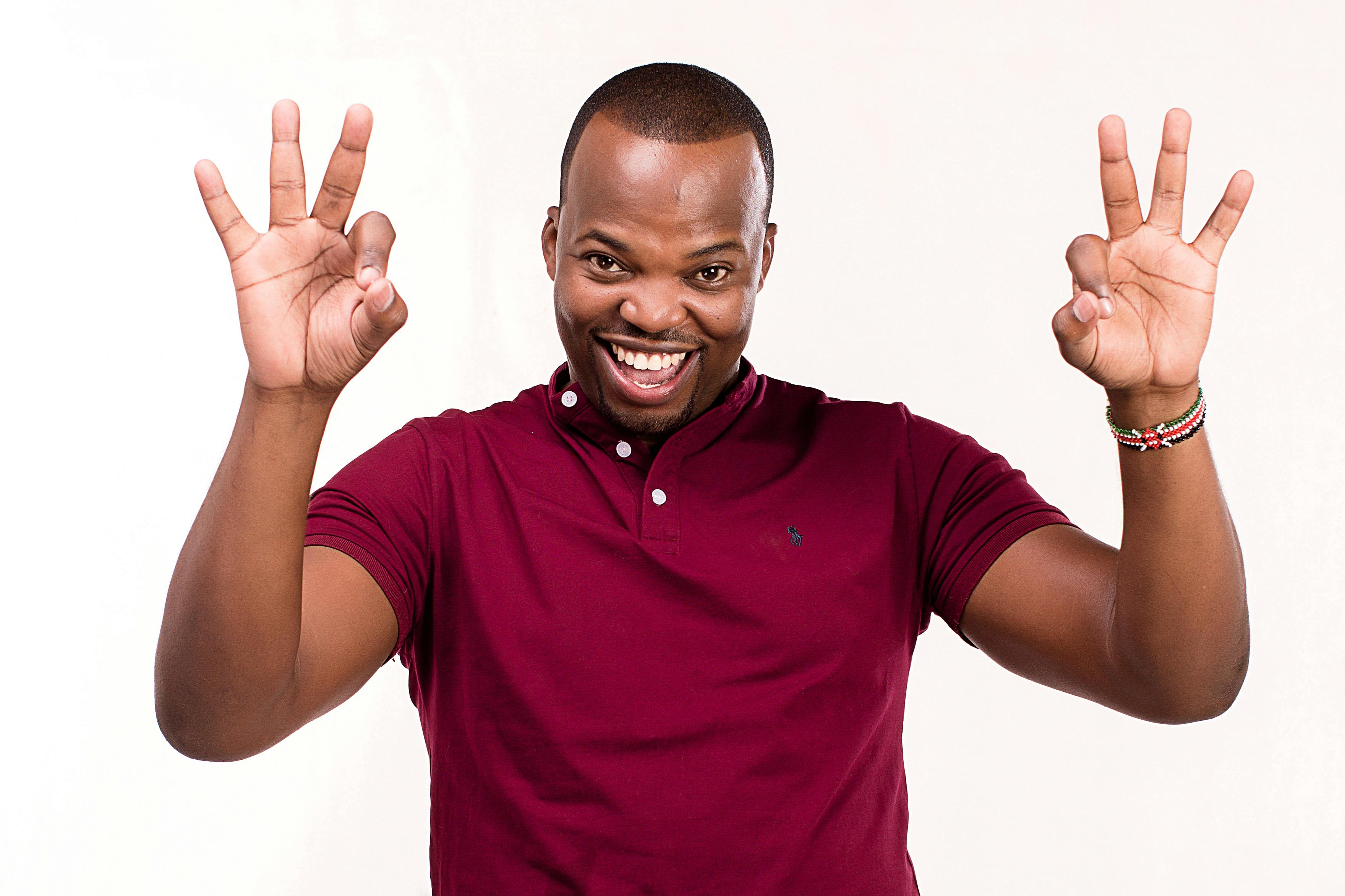 Man Doing Peace Sign · Free Stock Photo