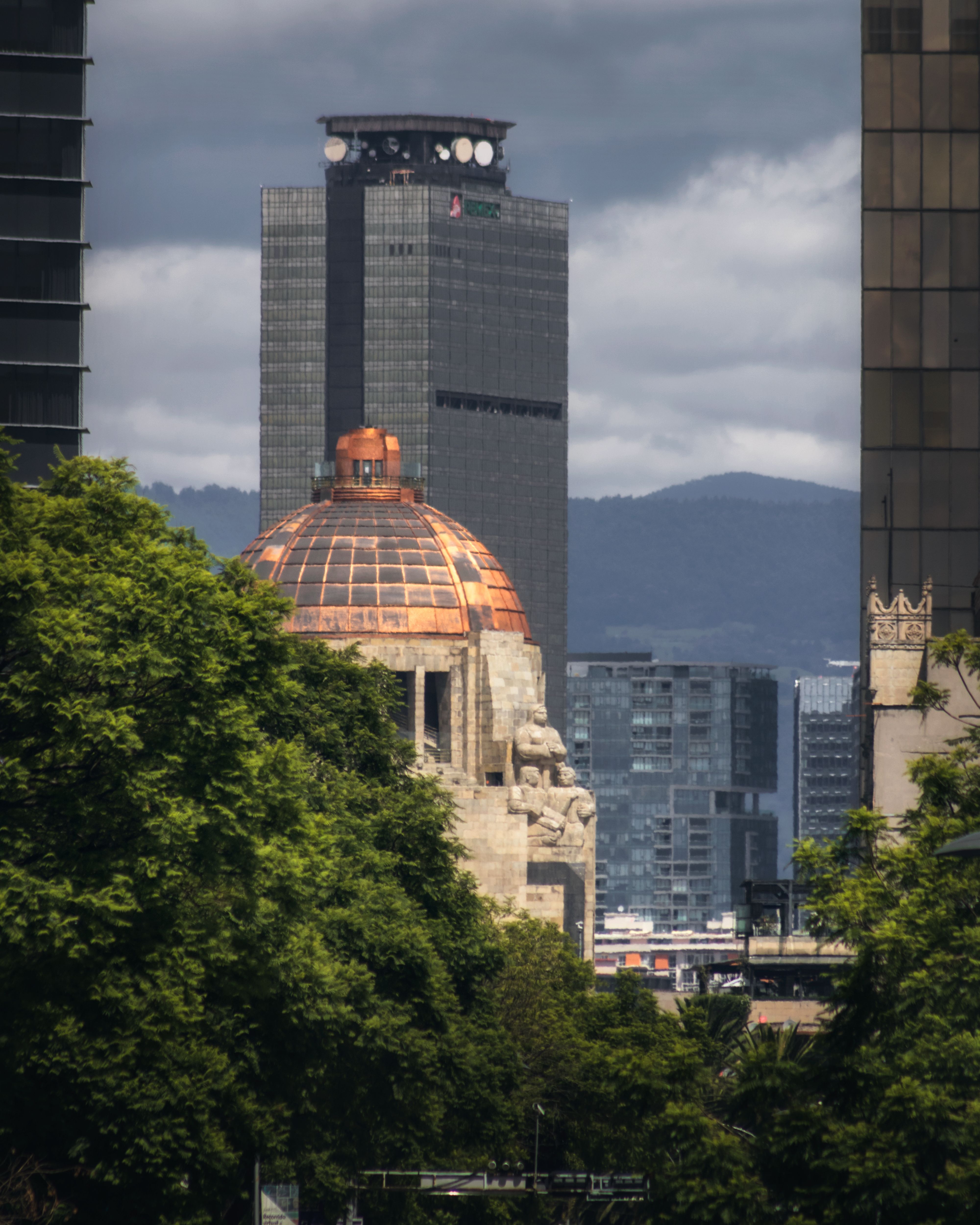 Dome and Skyscraper in Mexico City · Free Stock Photo