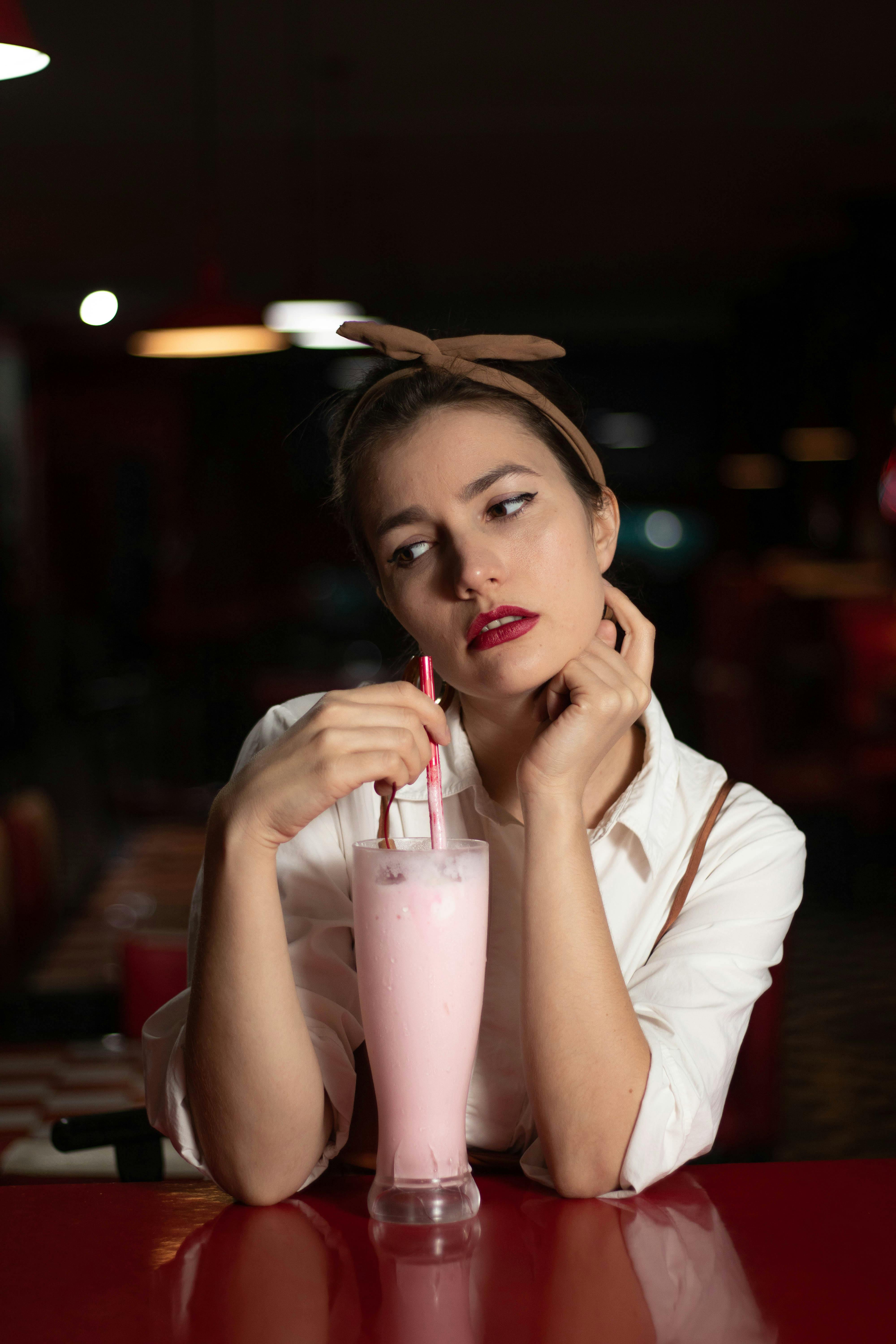Selective Focus Photo of Milkshake · Free Stock Photo