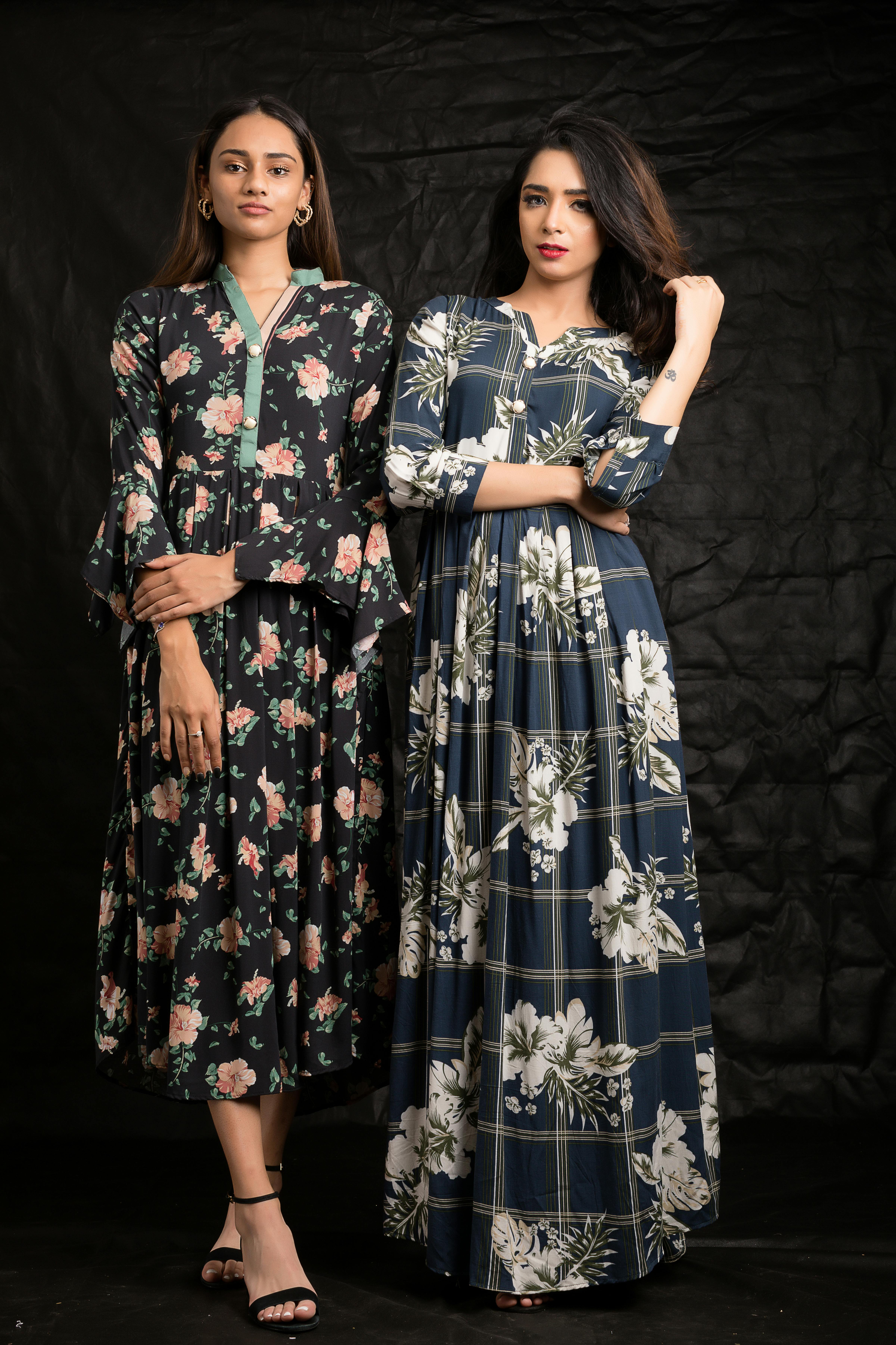 Young Beautiful Woman Posing in a Dress · Free Stock Photo