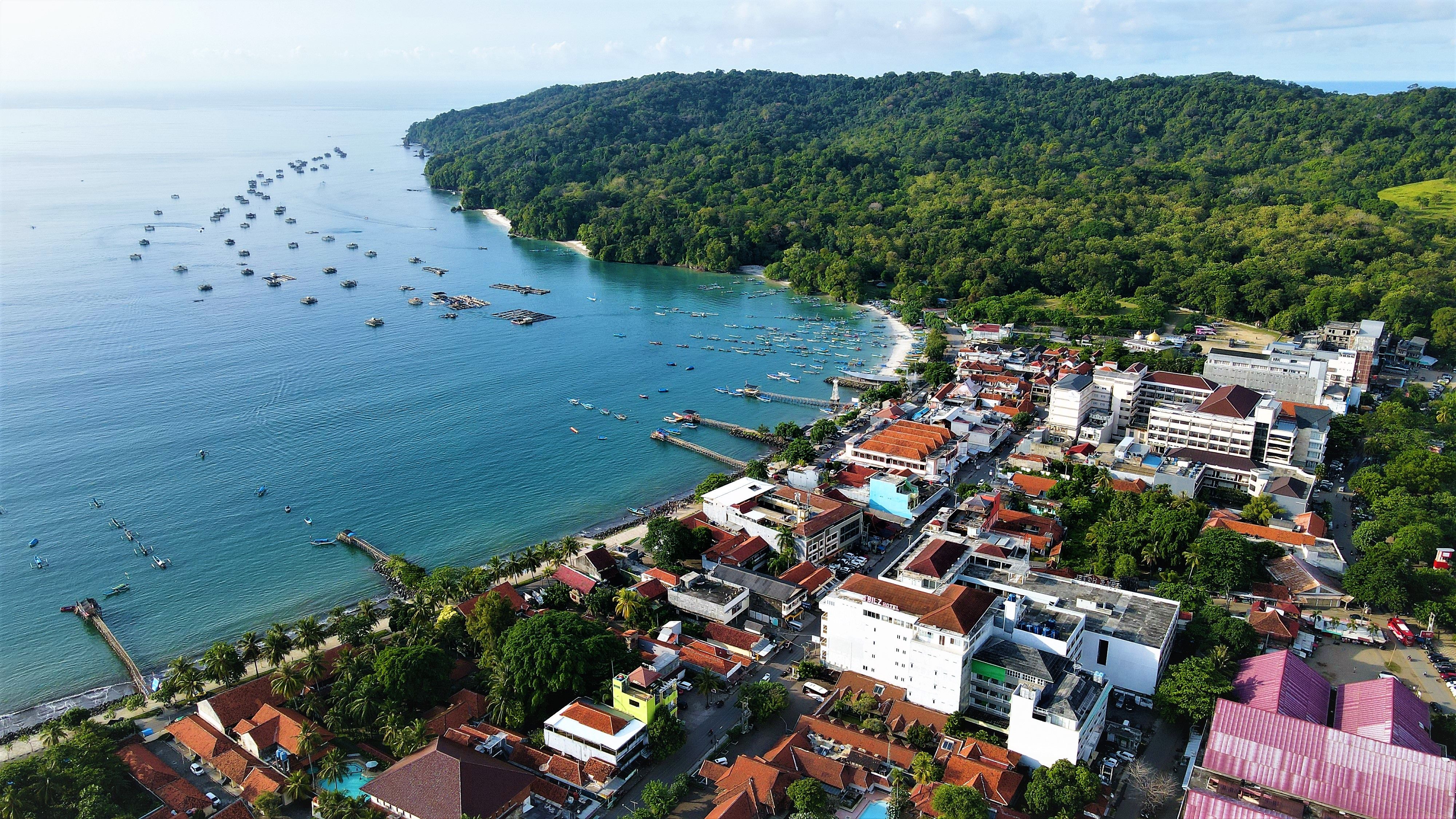 An Aerial Photography of Pangandaran Beach · Free Stock Photo