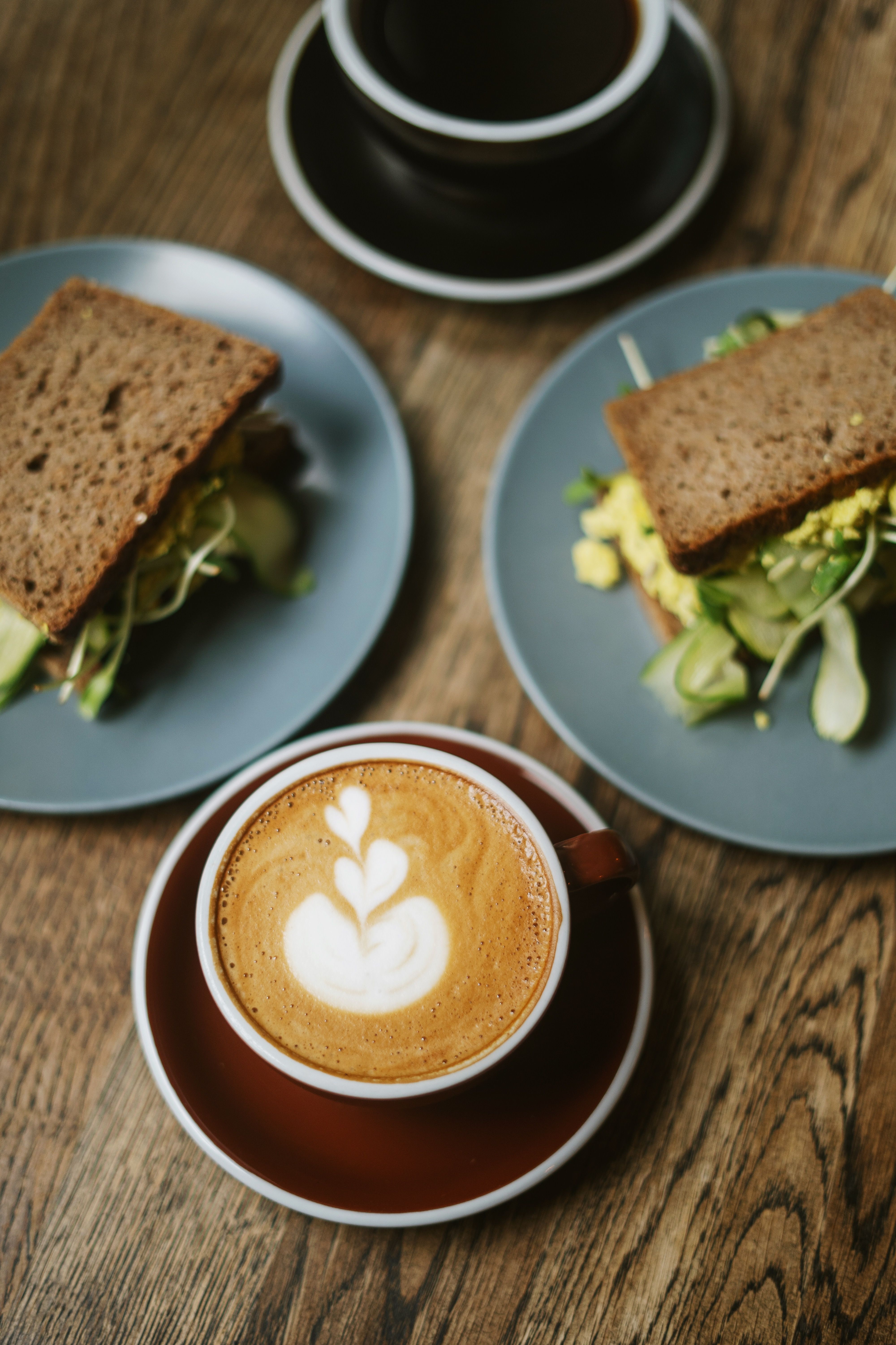 Healthy Sandwiches on Table · Free Stock Photo