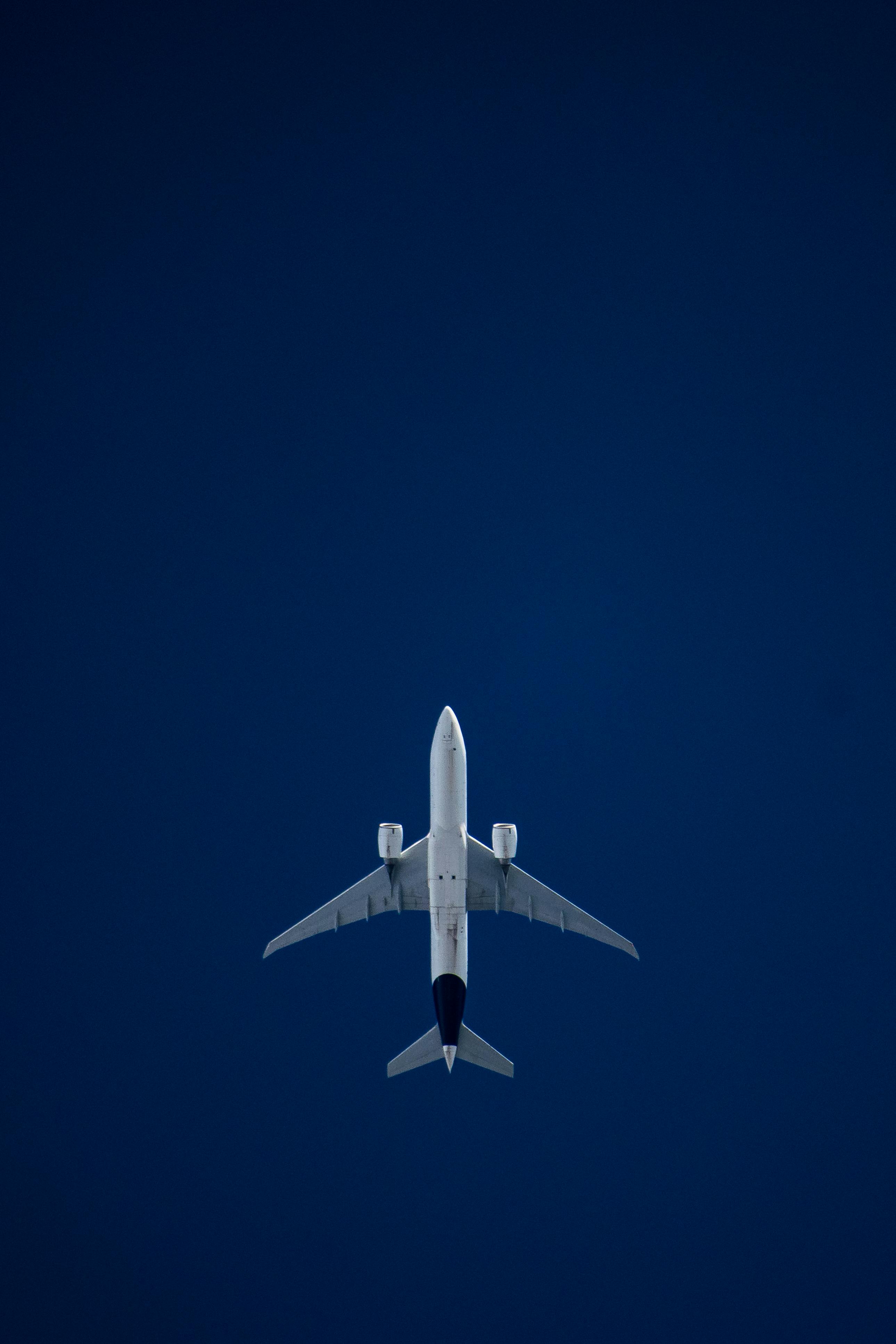 White Jet Plane in Mid Air · Free Stock Photo