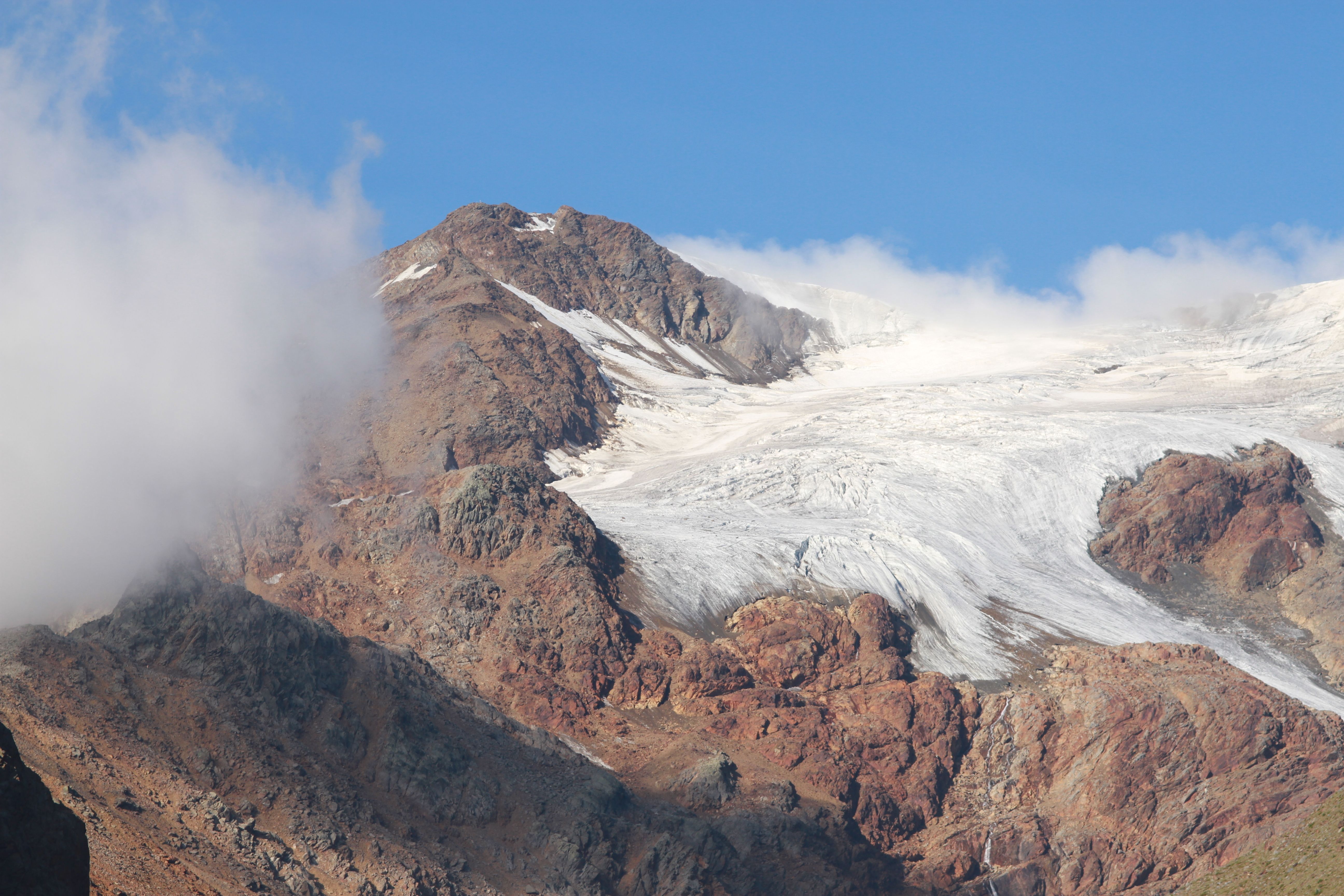 Clouds Over Snowy Mountains · Free Stock Photo