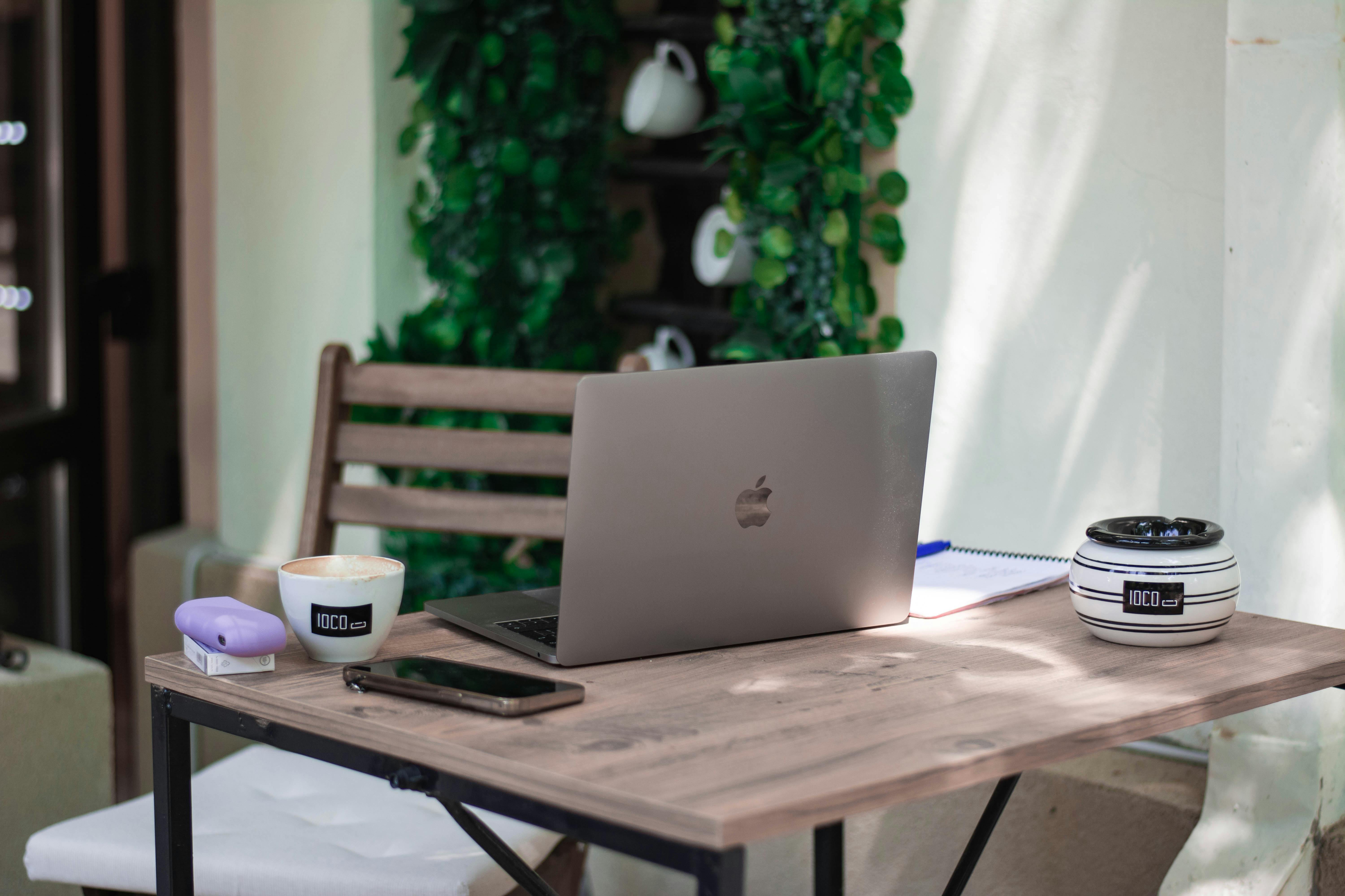 A Laptop on a Table · Free Stock Photo