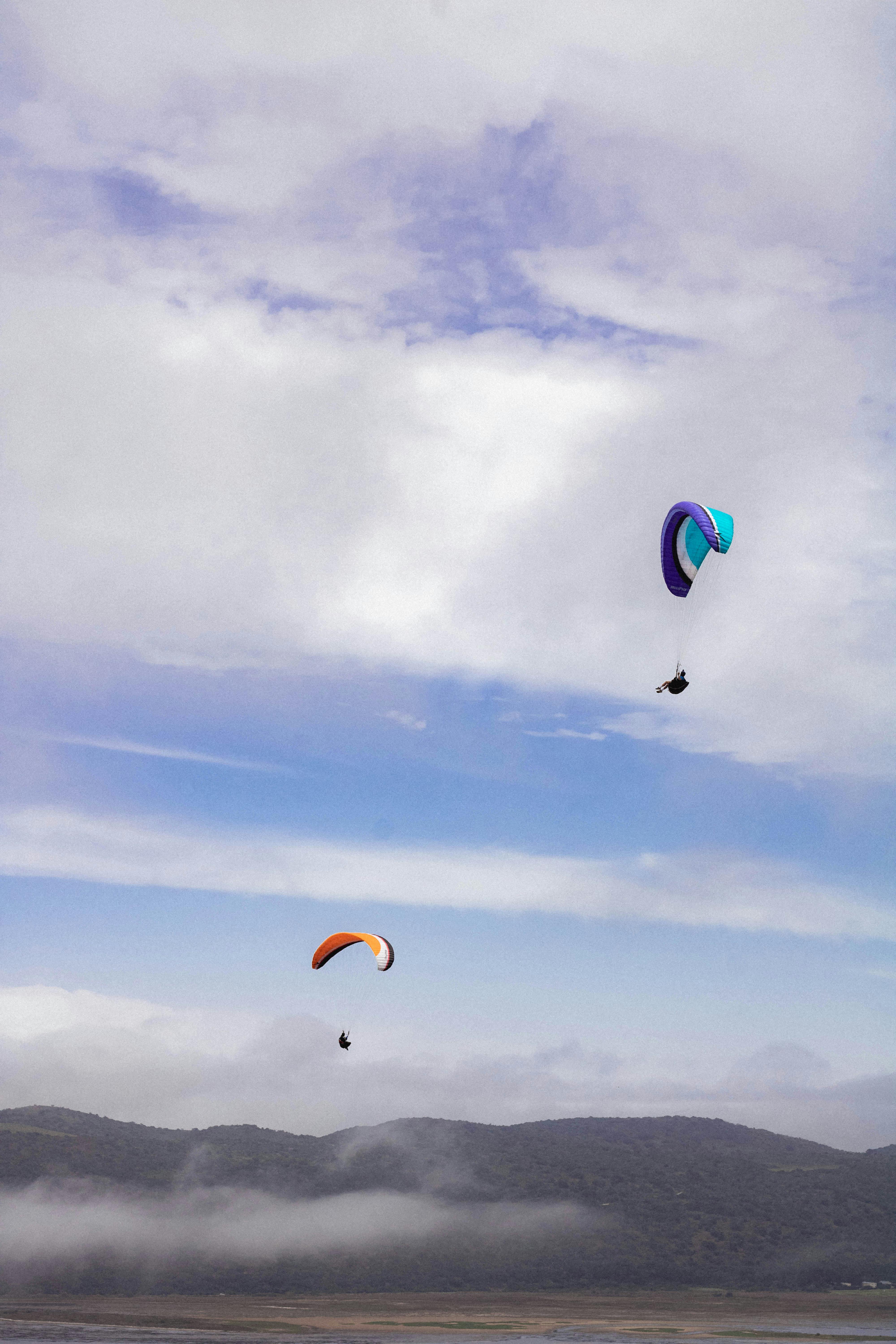 A Skydiver Mid Air · Free Stock Photo