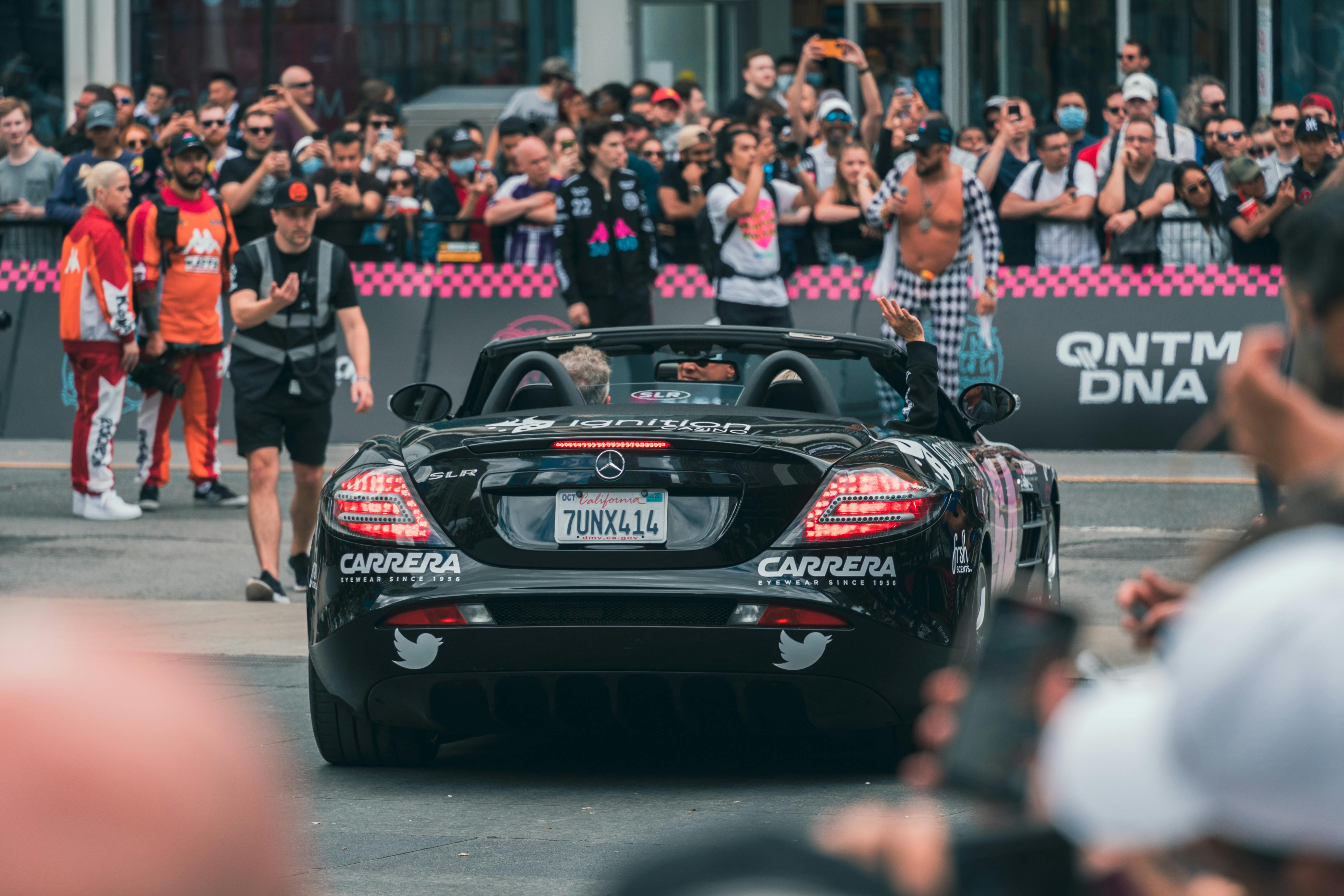 Back View of a Convertible Car · Free Stock Photo