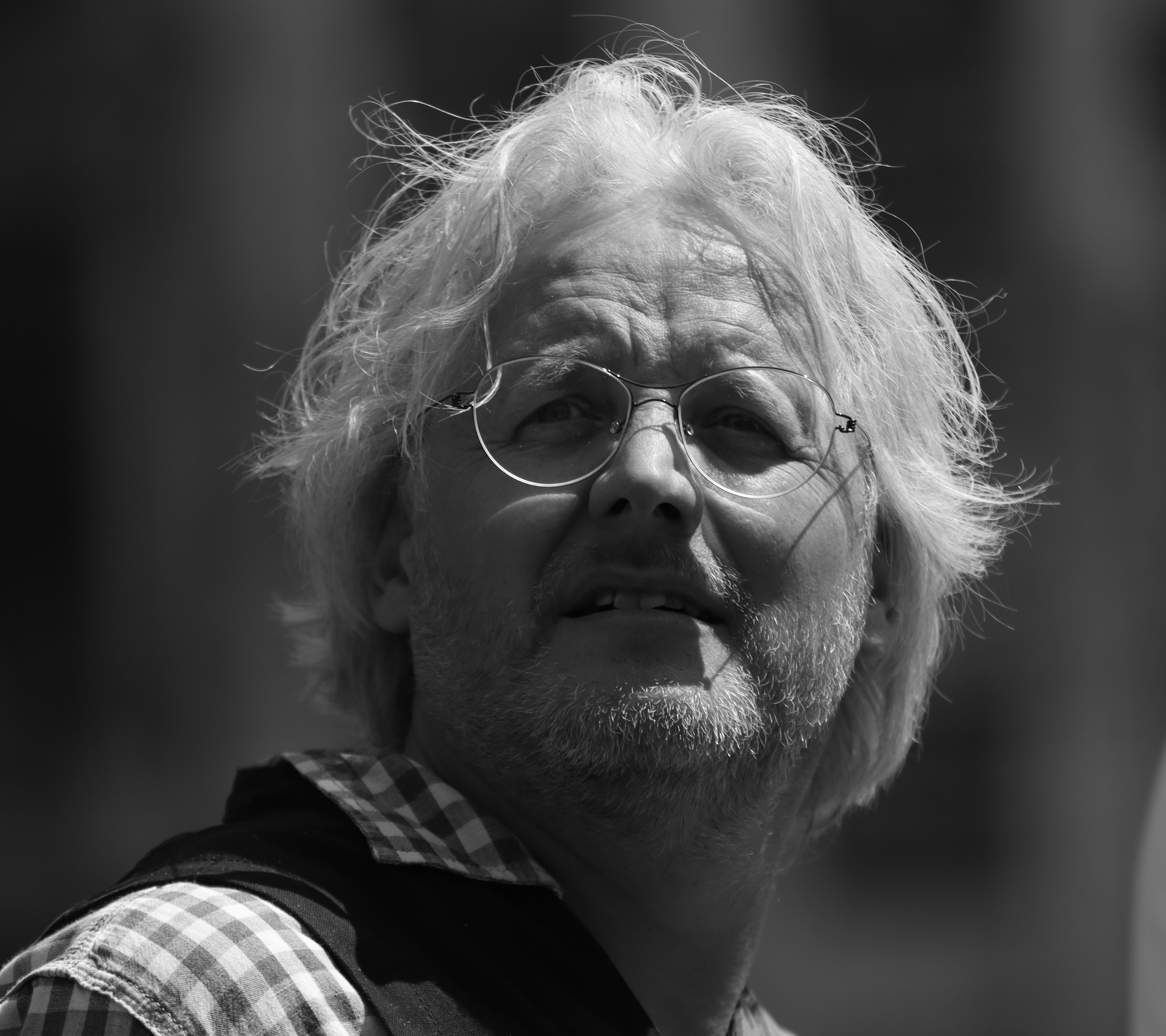 Grayscale Photography Of Man's Face · Free Stock Photo
